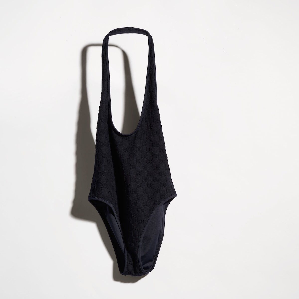 GG stretch jersey bodysuit in black | GUCCI® SA