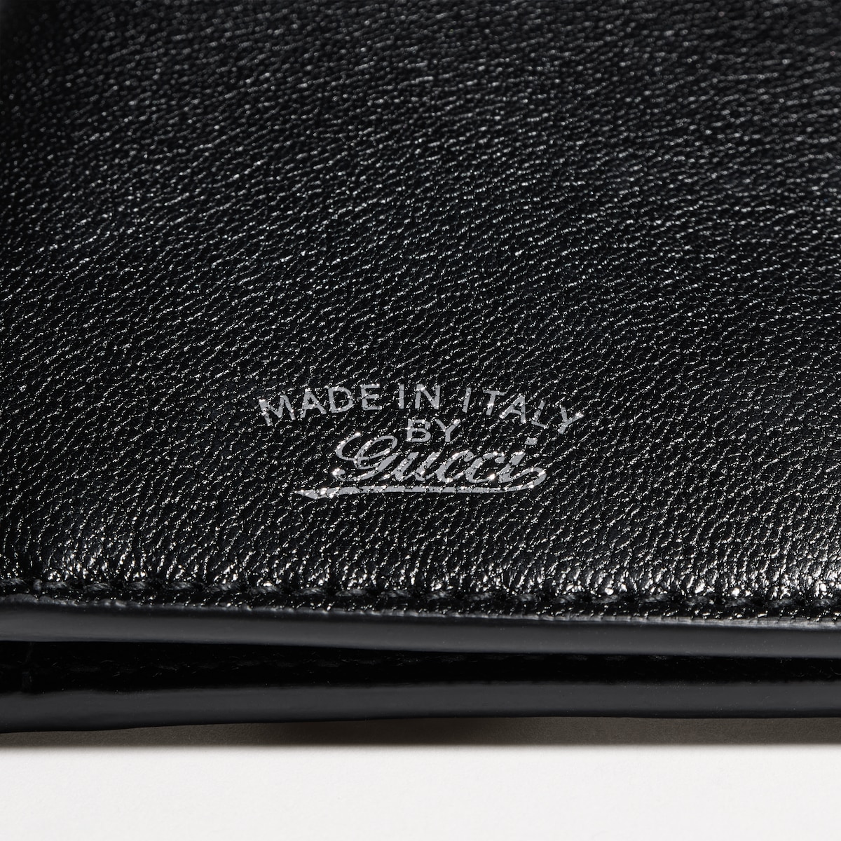 Lira coin wallet in black leather | GUCCI® UK