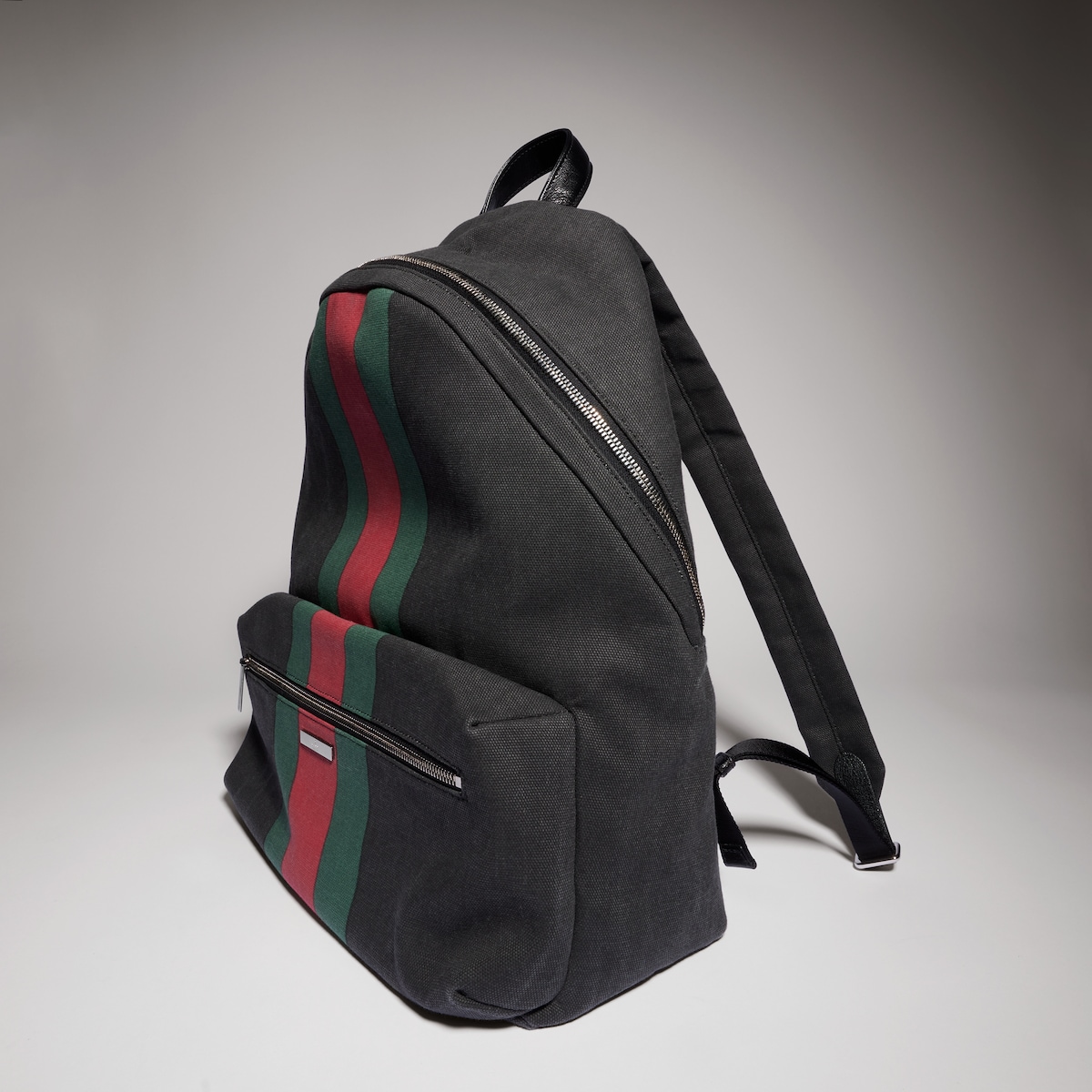 Positano large backpack in black canvas | GUCCI® US