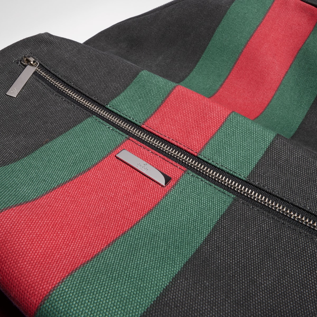 Positano large backpack in black canvas | GUCCI® US