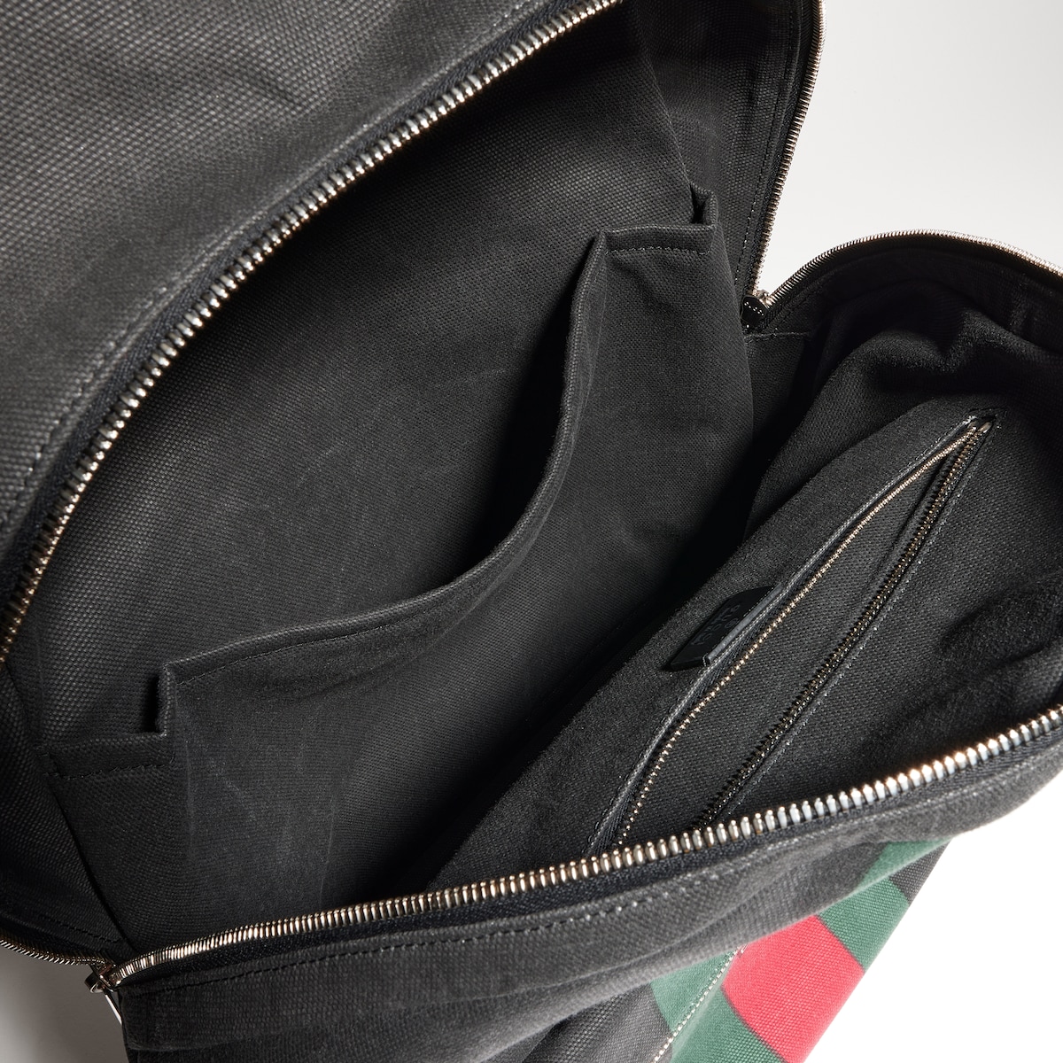 Positano large backpack in black canvas | GUCCI® US