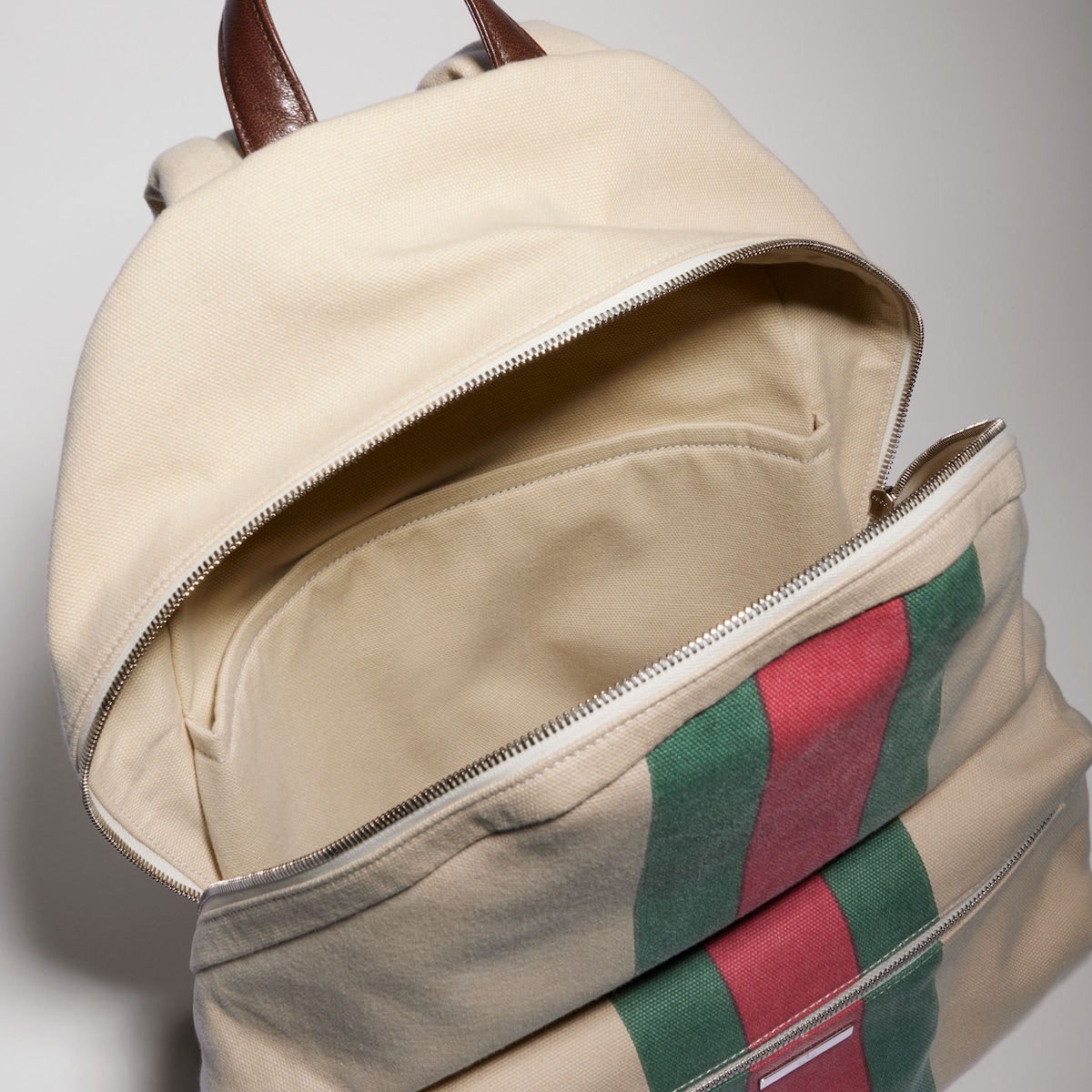 Positano large backpack in ivory canvas | GUCCI® US