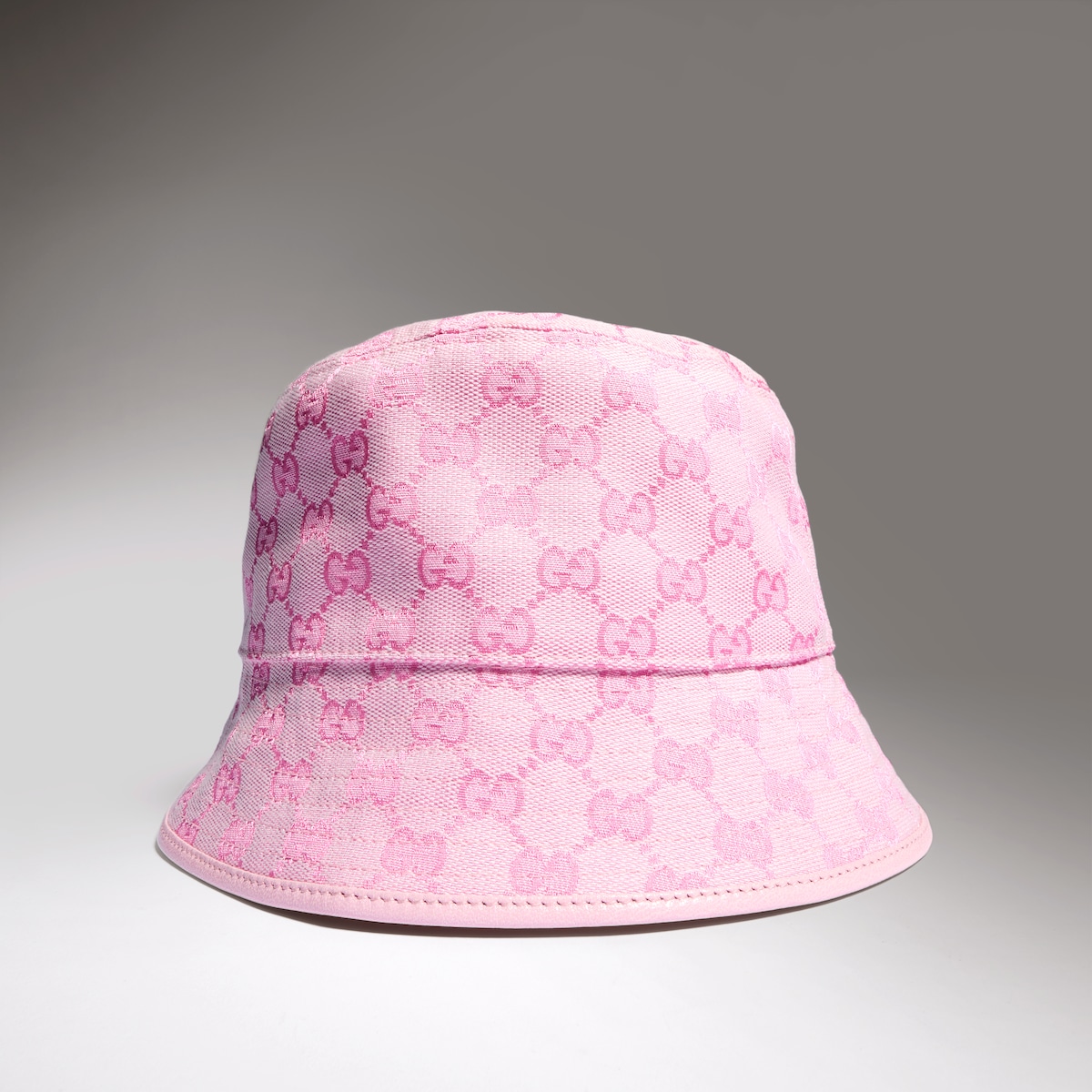 GG cotton canvas bucket hat in light pink | GUCCI® UK