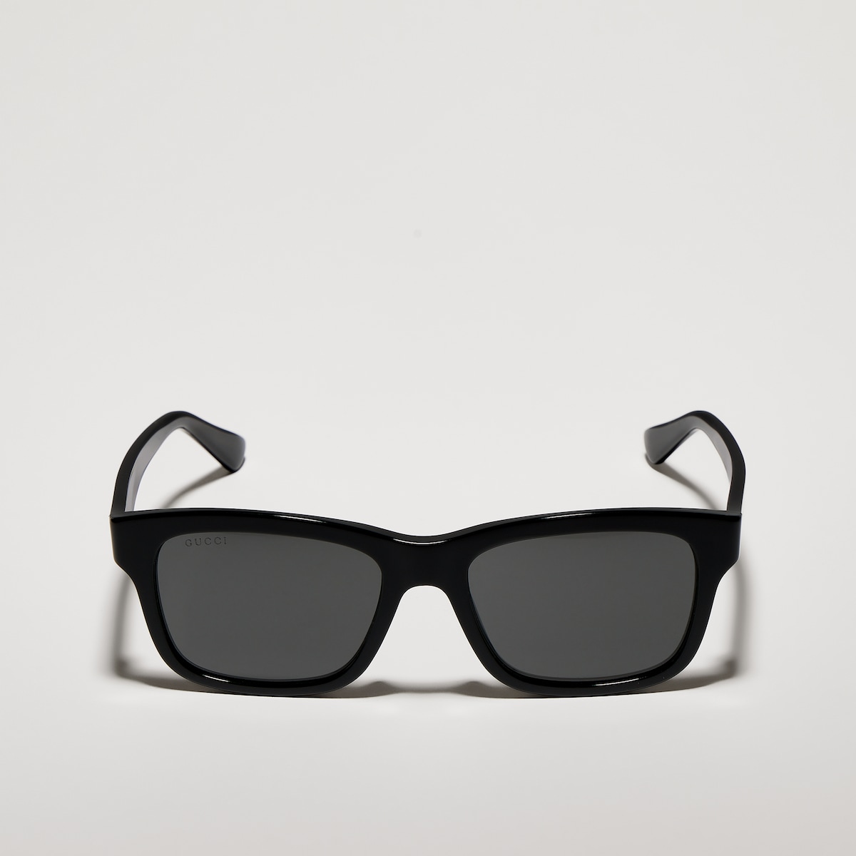 Rectangular-frame sunglasses in black | GUCCI® SA