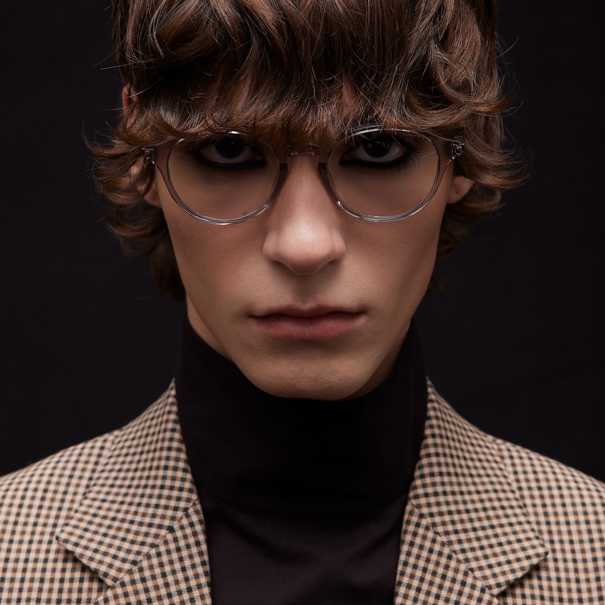 Round optical frame in grey acetate | GUCCI® US