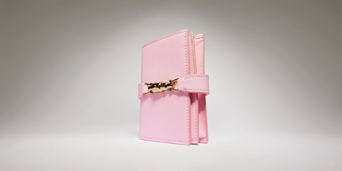 Gucci Jackie medium wallet in light pink leather | GUCCI® NO