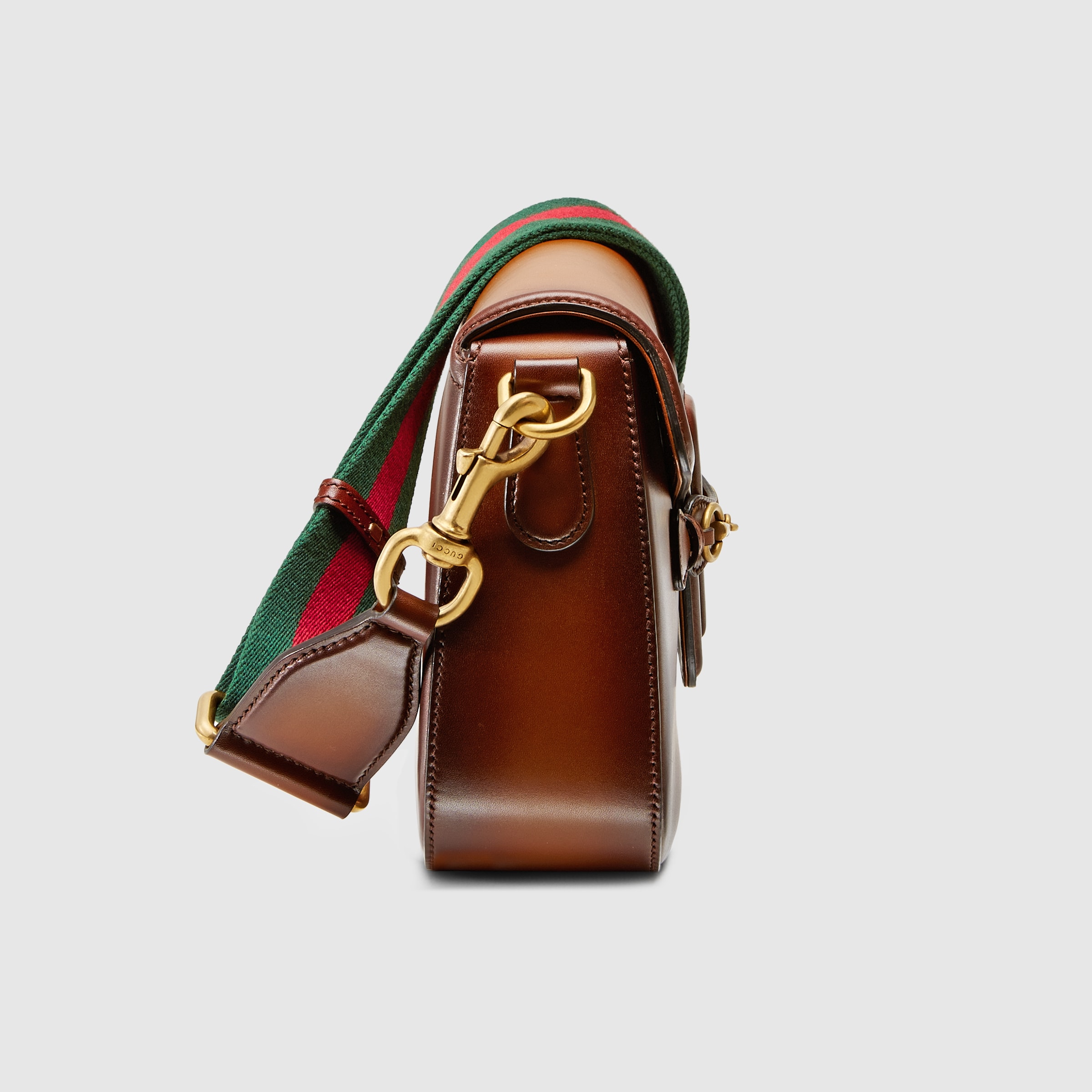 Lady Web leather shoulder bag - Gucci Women's Shoulder Bags 380573B012A2574