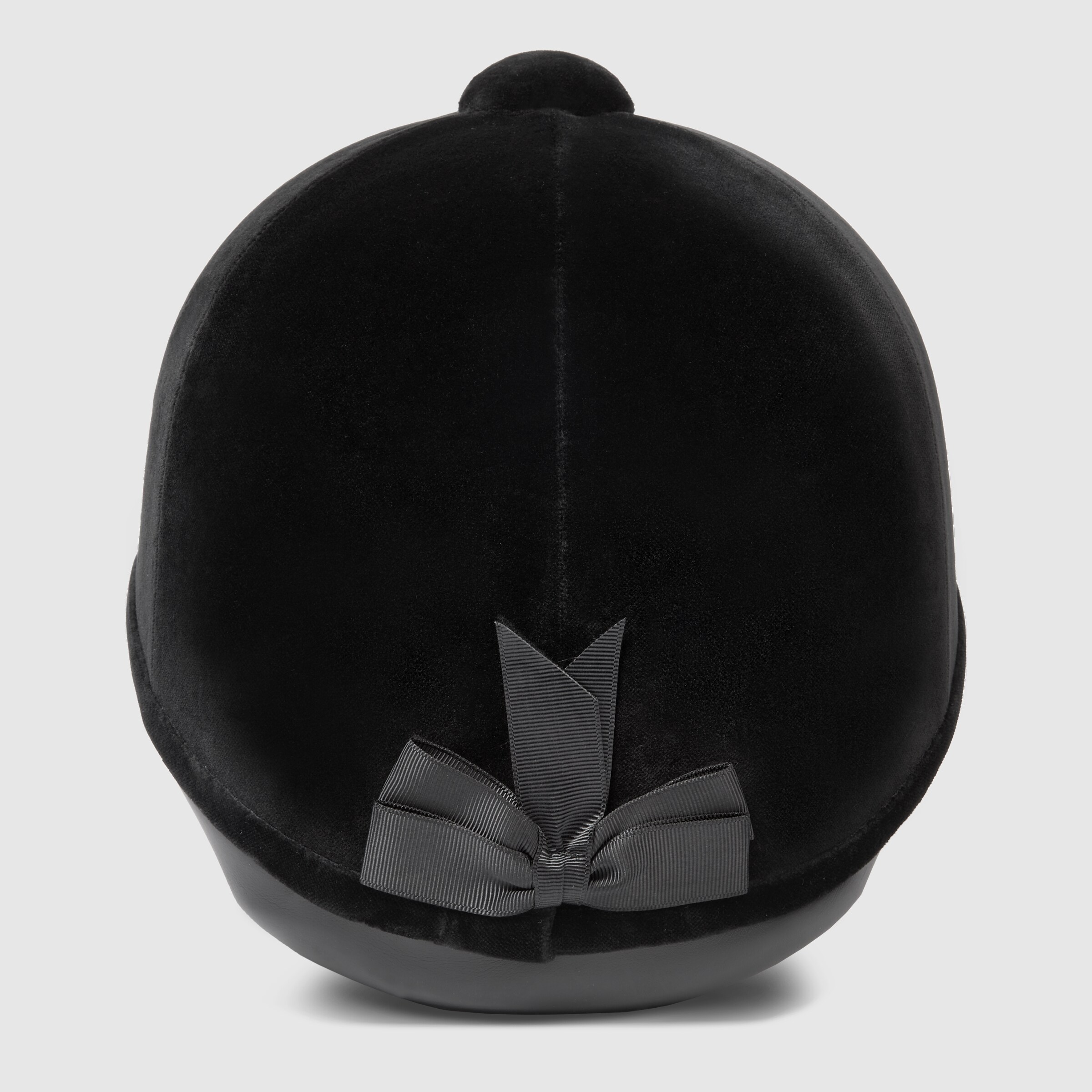 Equestrian Collection riding cap in black velvet | GUCCI® Australia