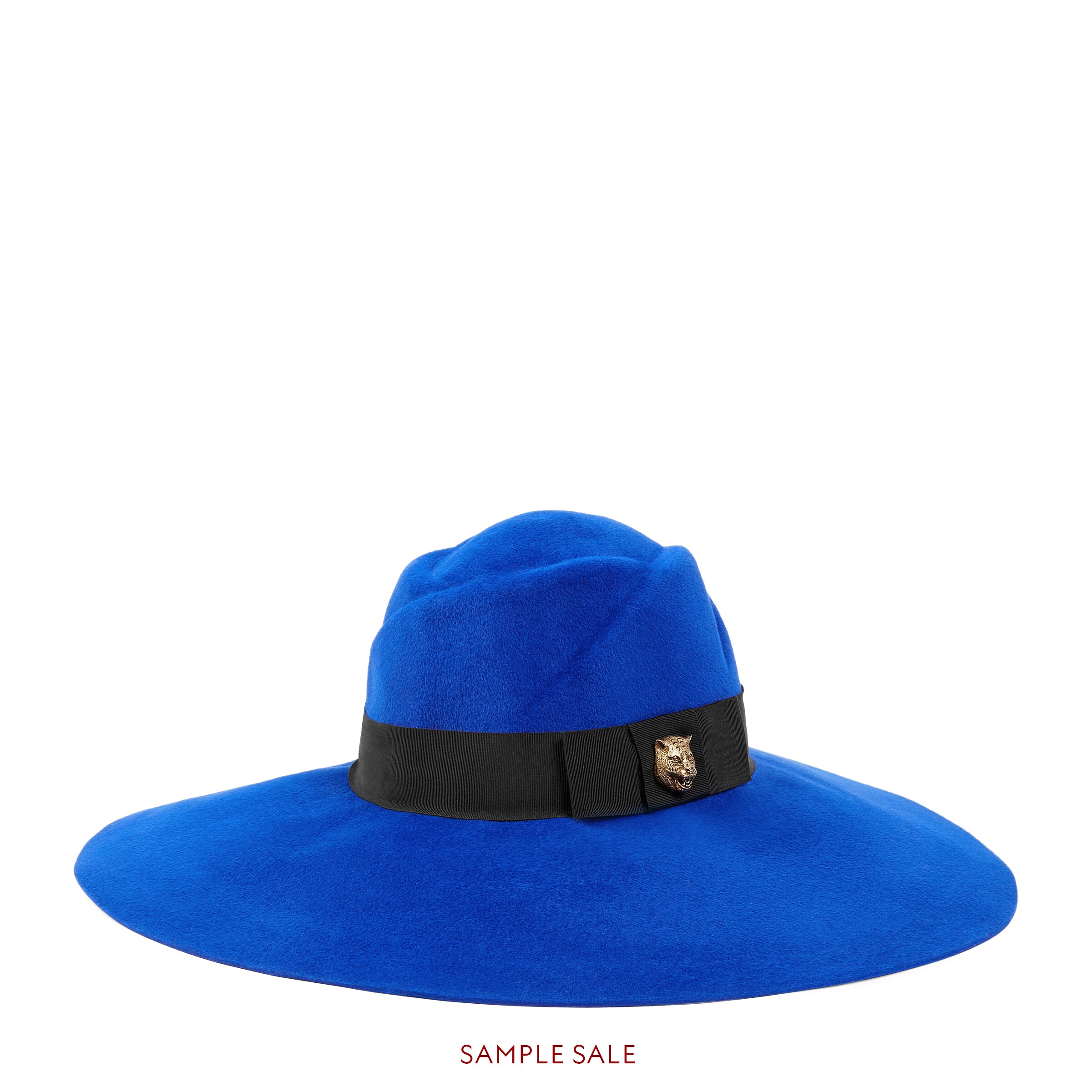 Felt wide-brim hat - Gucci Women's Fedora & Wide Brim 4546713HA044360