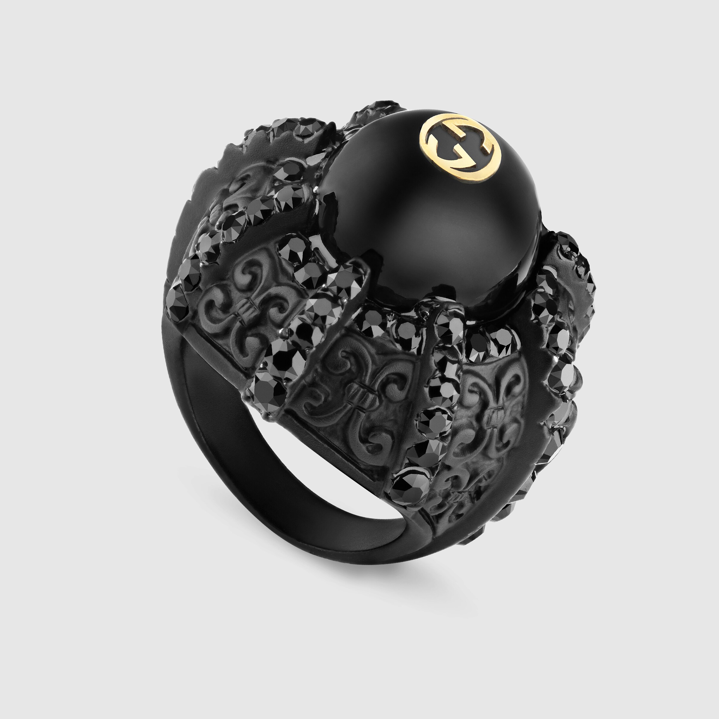 Ring with resin pearl - Gucci Fashion Rings 458729I45028080