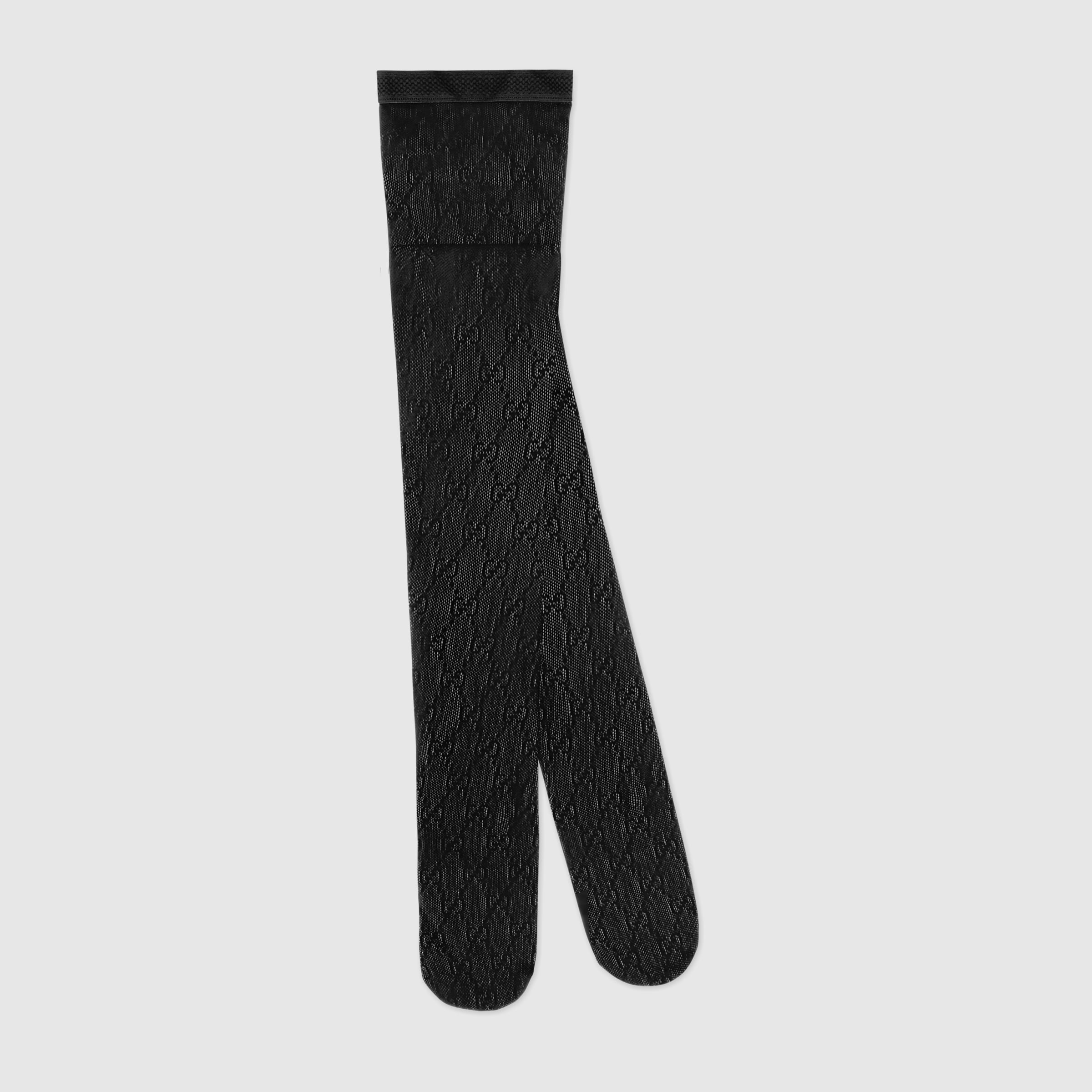 Black Interlocking G Tights | GUCCI® | GUCCI® US