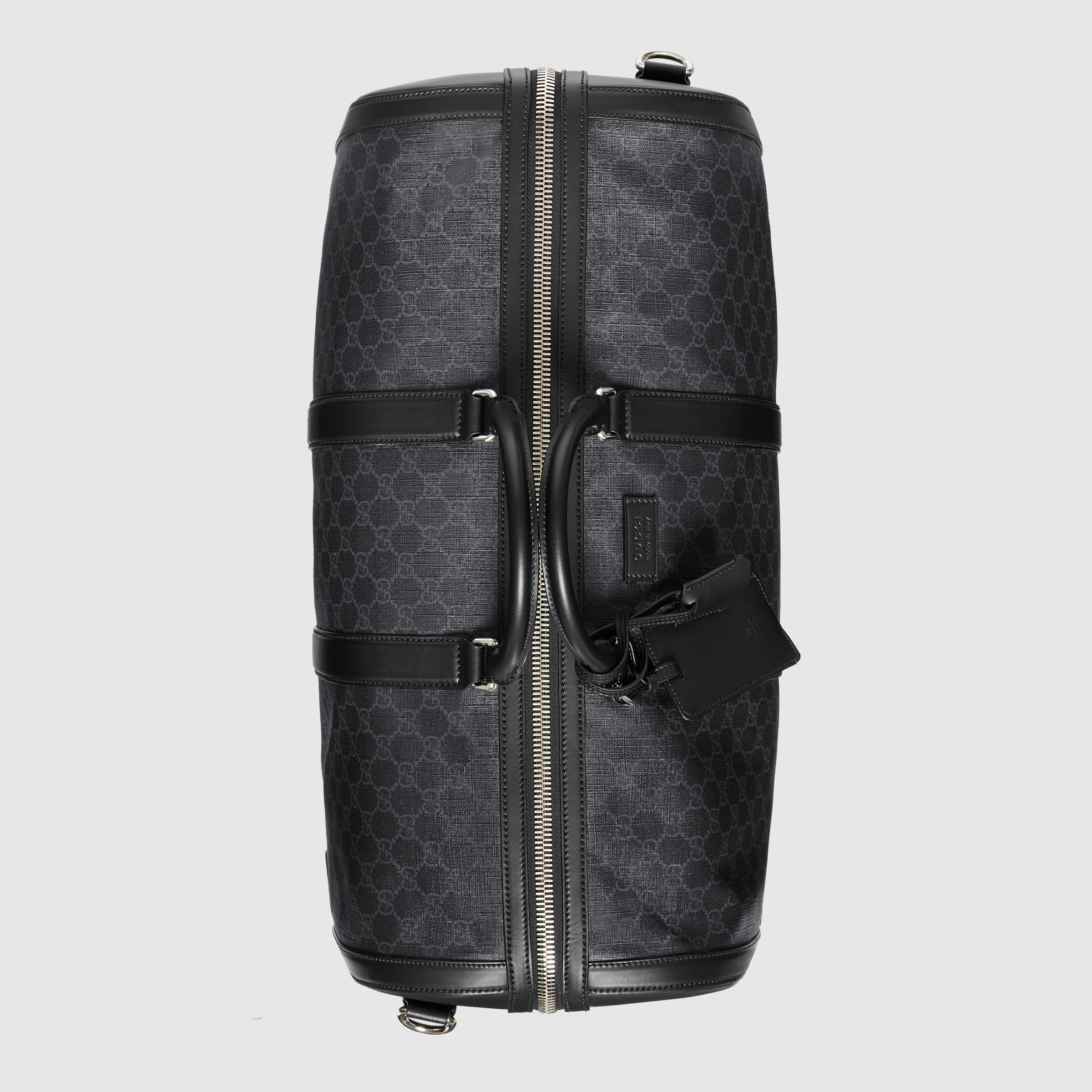 GG Supreme Large Black Carry-on Duffle | GUCCI® TH