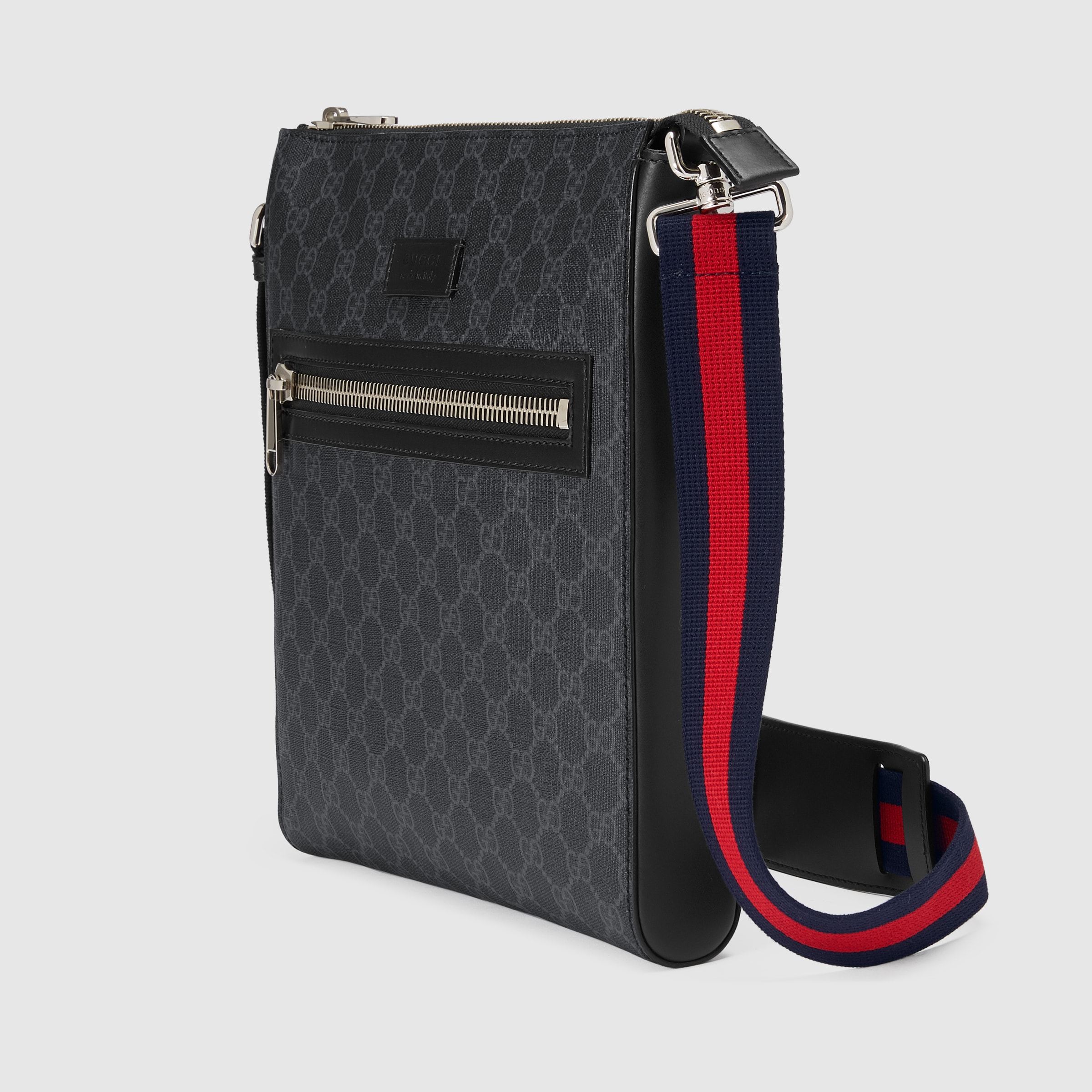 Bolso mensajero GG Black inGG Supreme | GUCCI® MX
