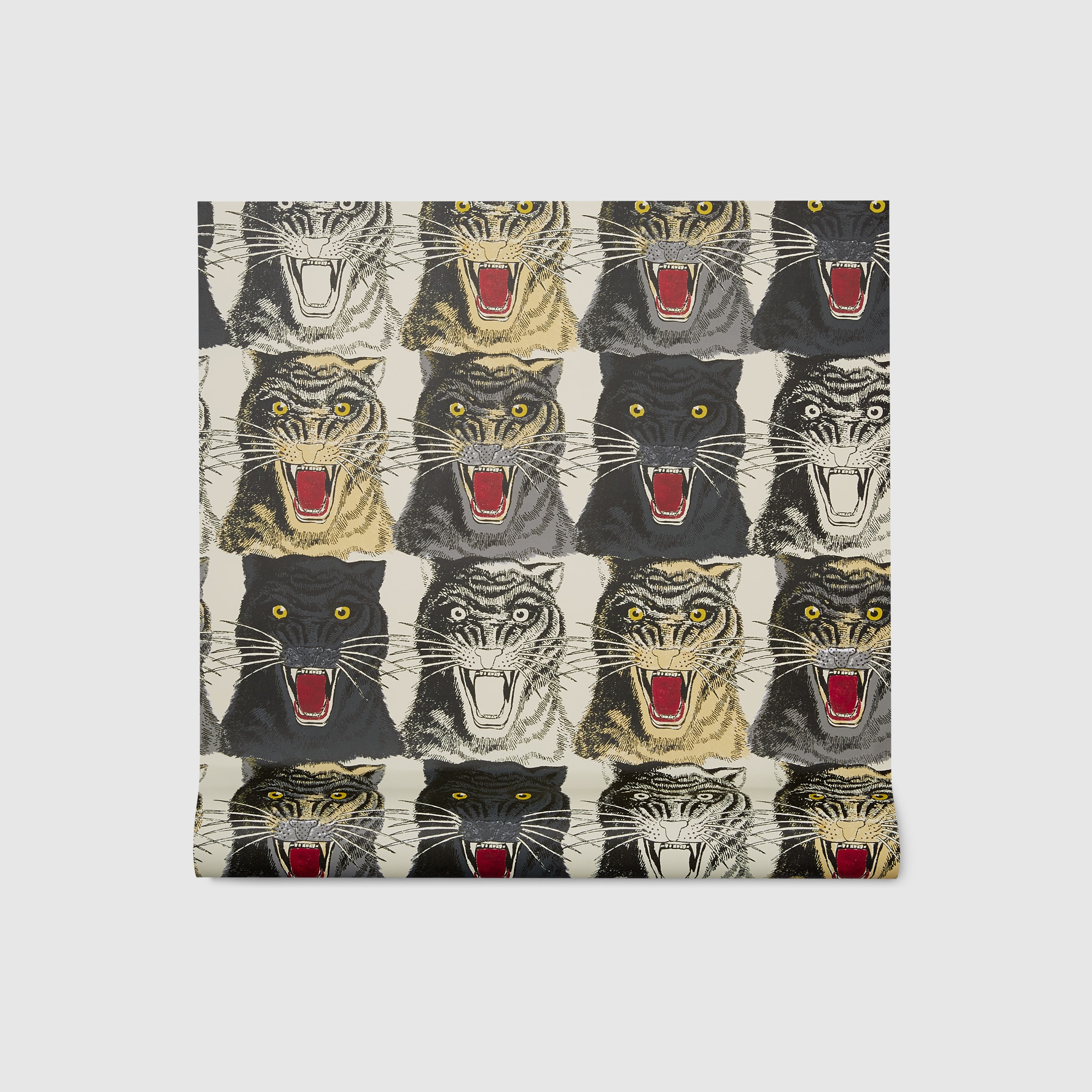 Tiger Face Print Wallpaper | GUCCI® SE