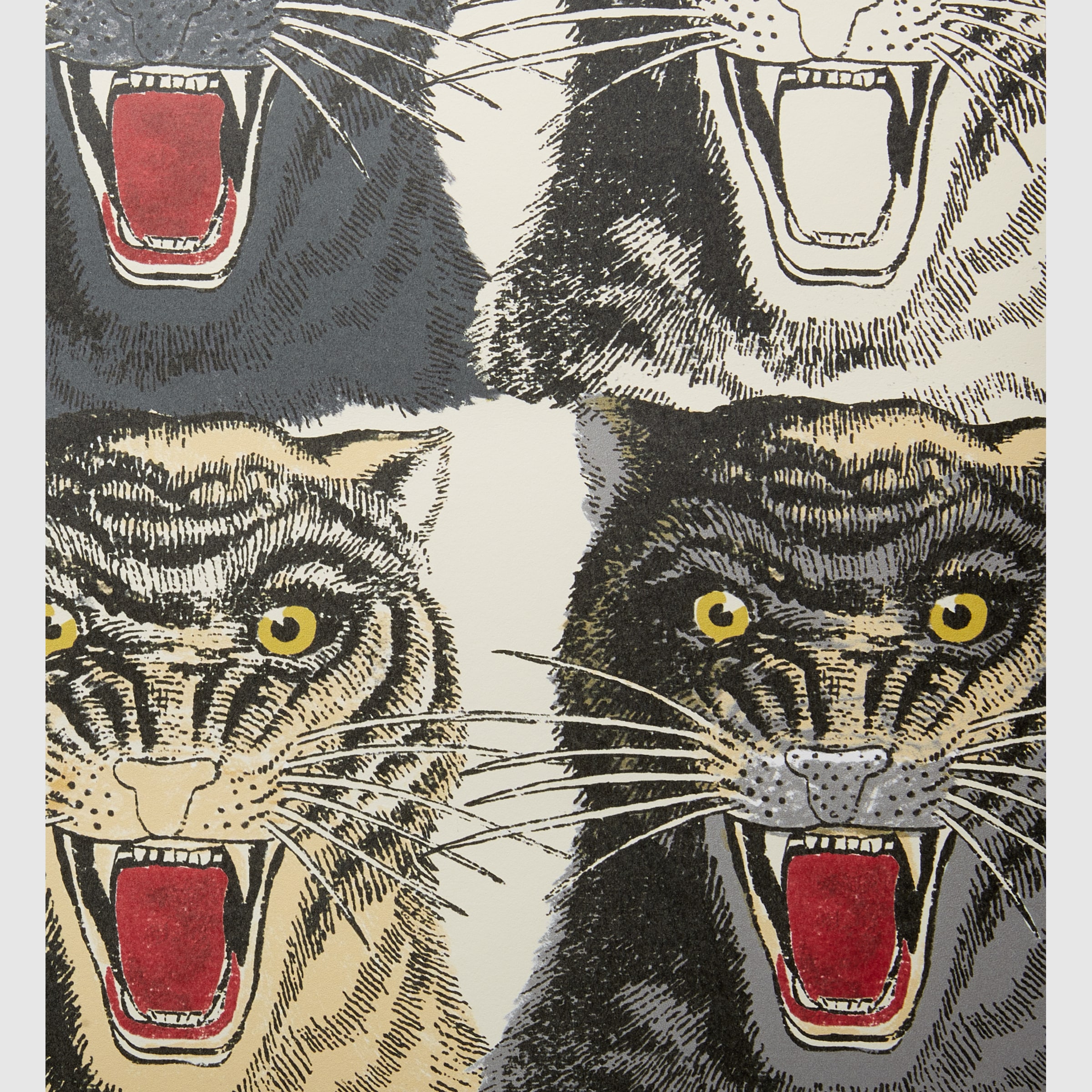 Tiger Face Print Wallpaper | GUCCI® SE