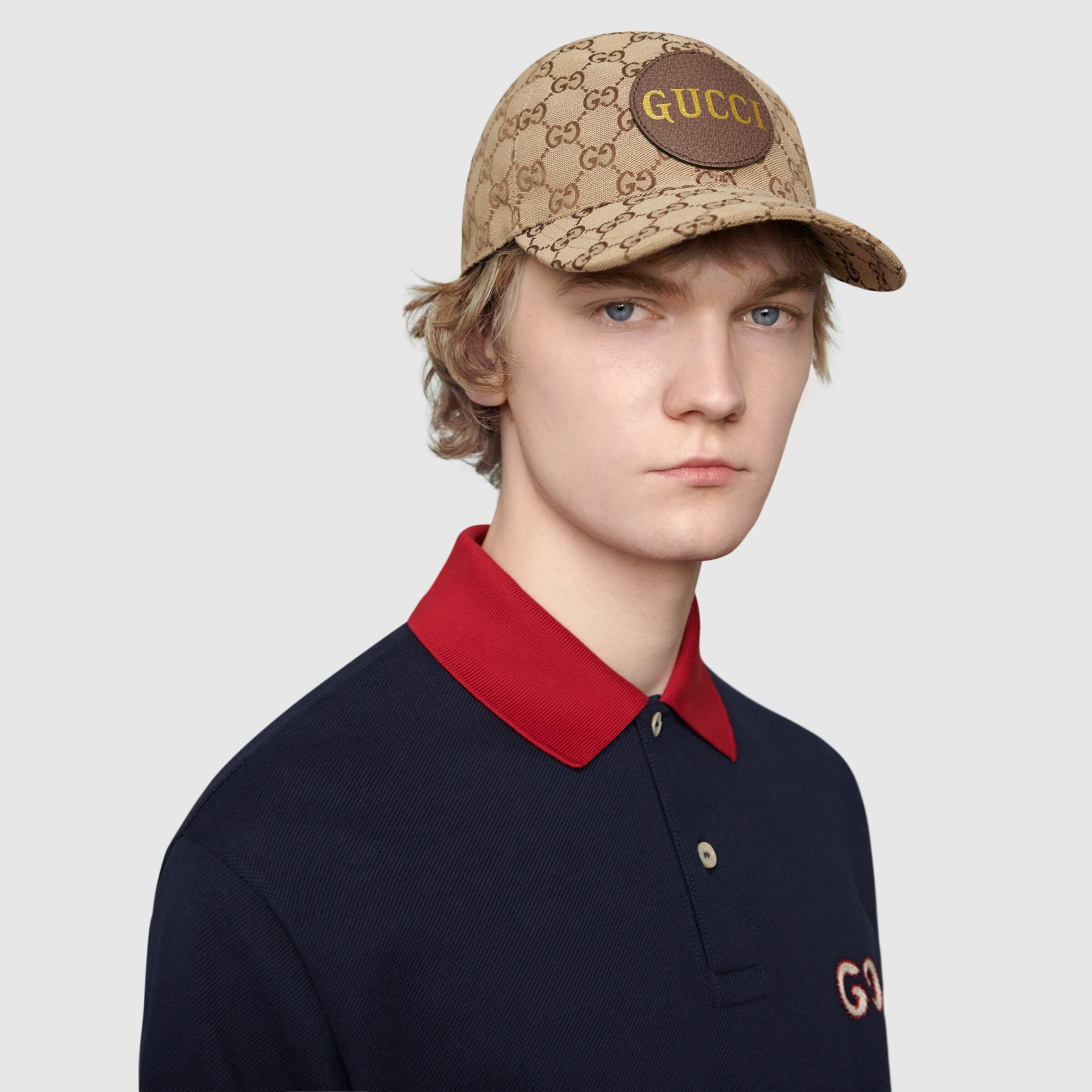 Casquette en toile GG en toile GG beige/marron | GUCCI® FR