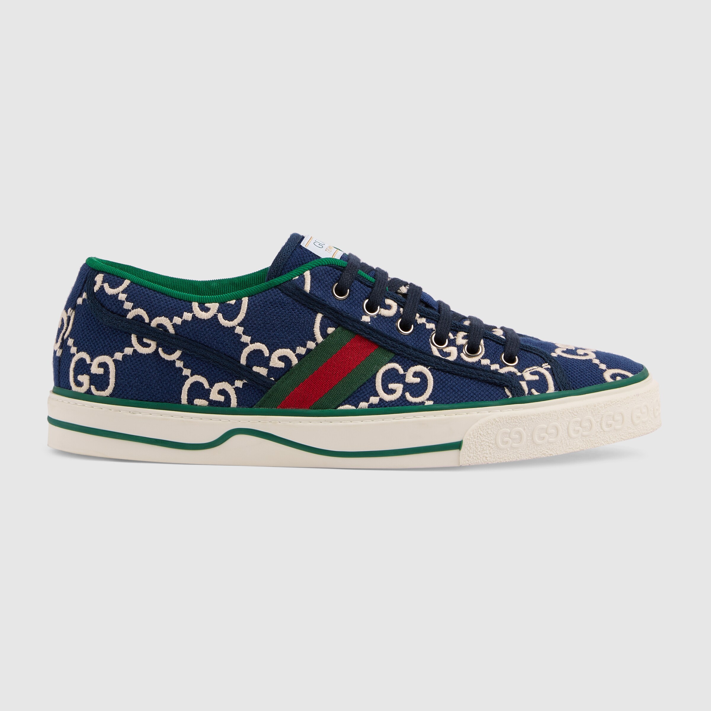 Blue Men's Gucci Tennis 1977 sneaker | GUCCI® AE