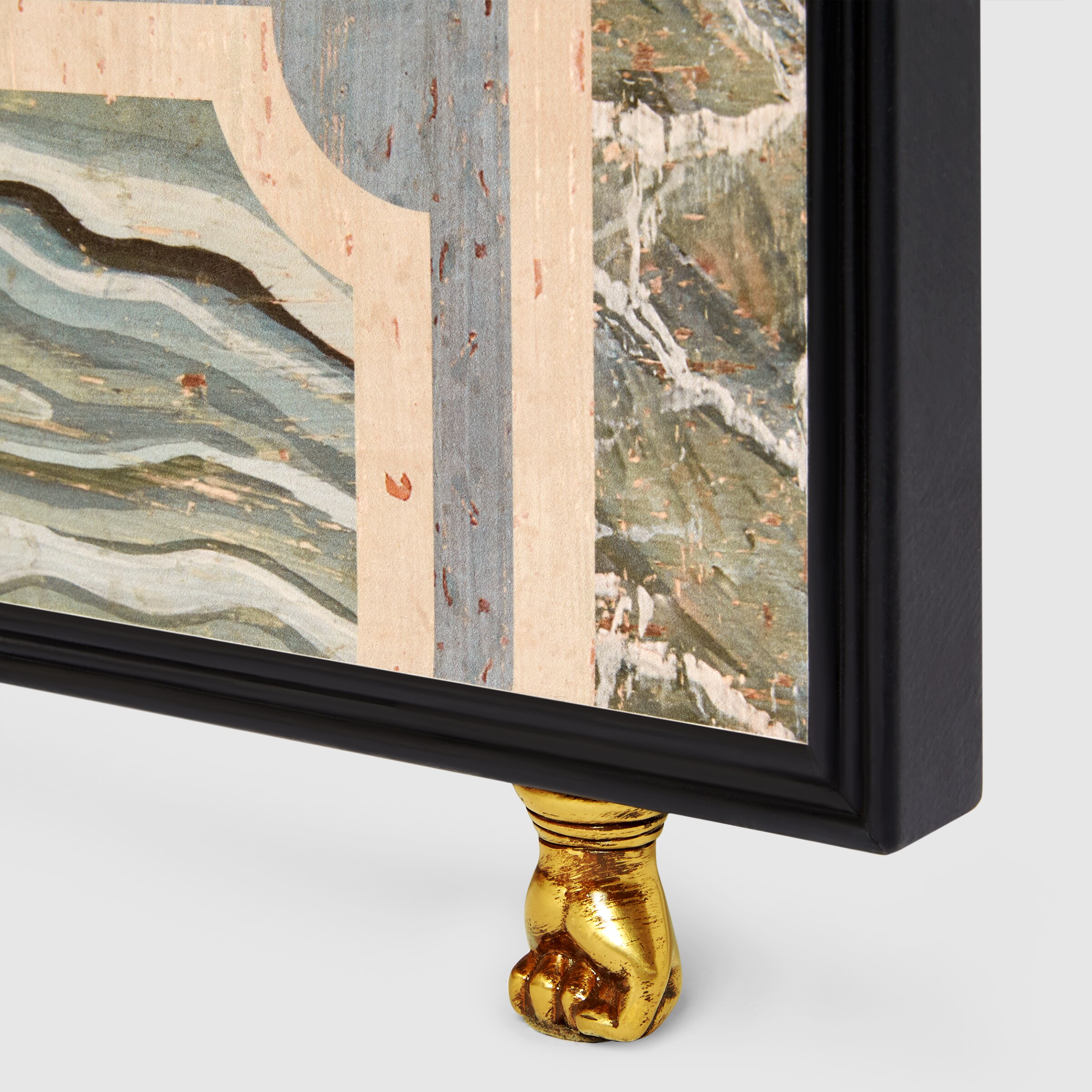 Gucci Marble Three Panel Screen In Black | GUCCI® 香港