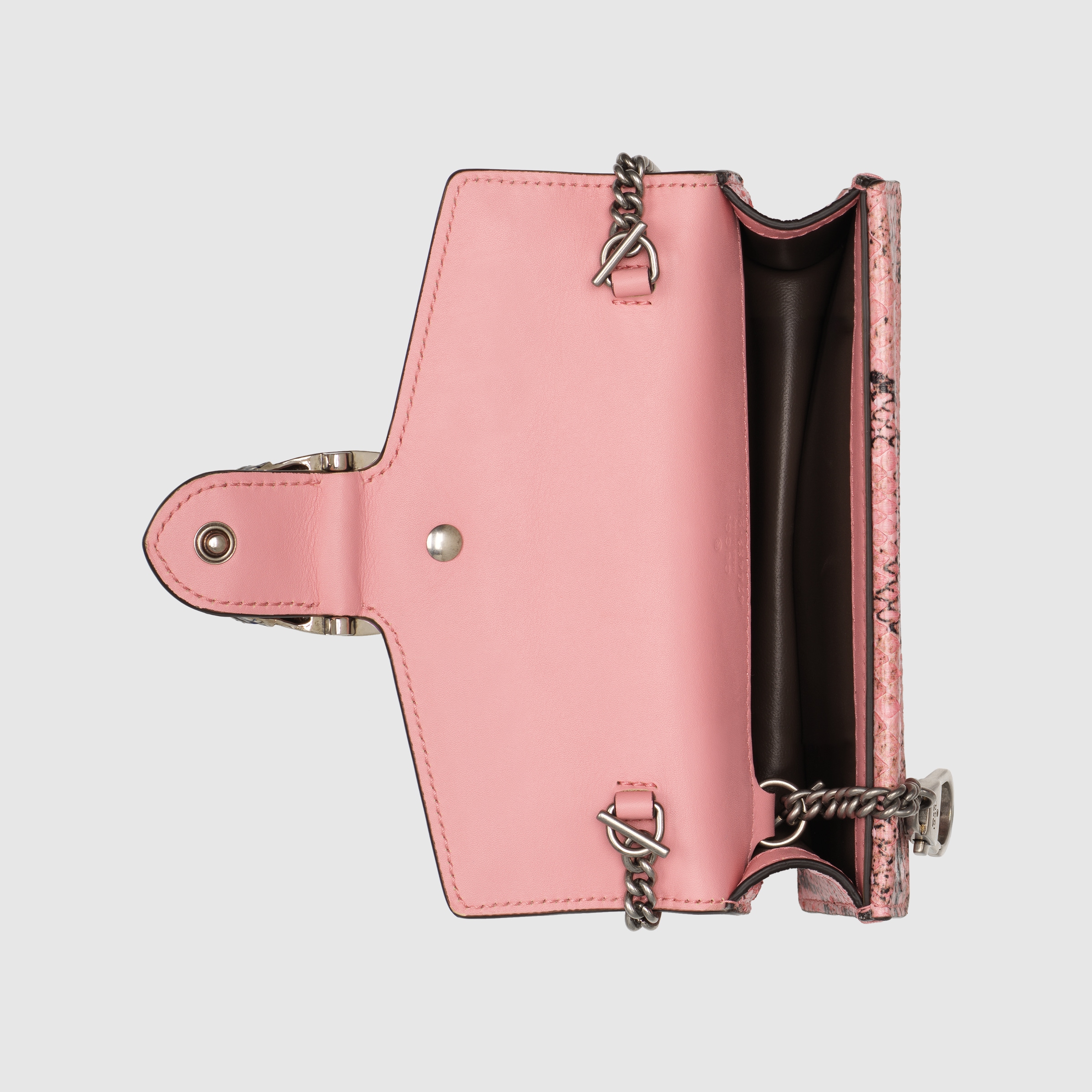 Dionysus python super mini bag in pastel pink | GUCCI® AE