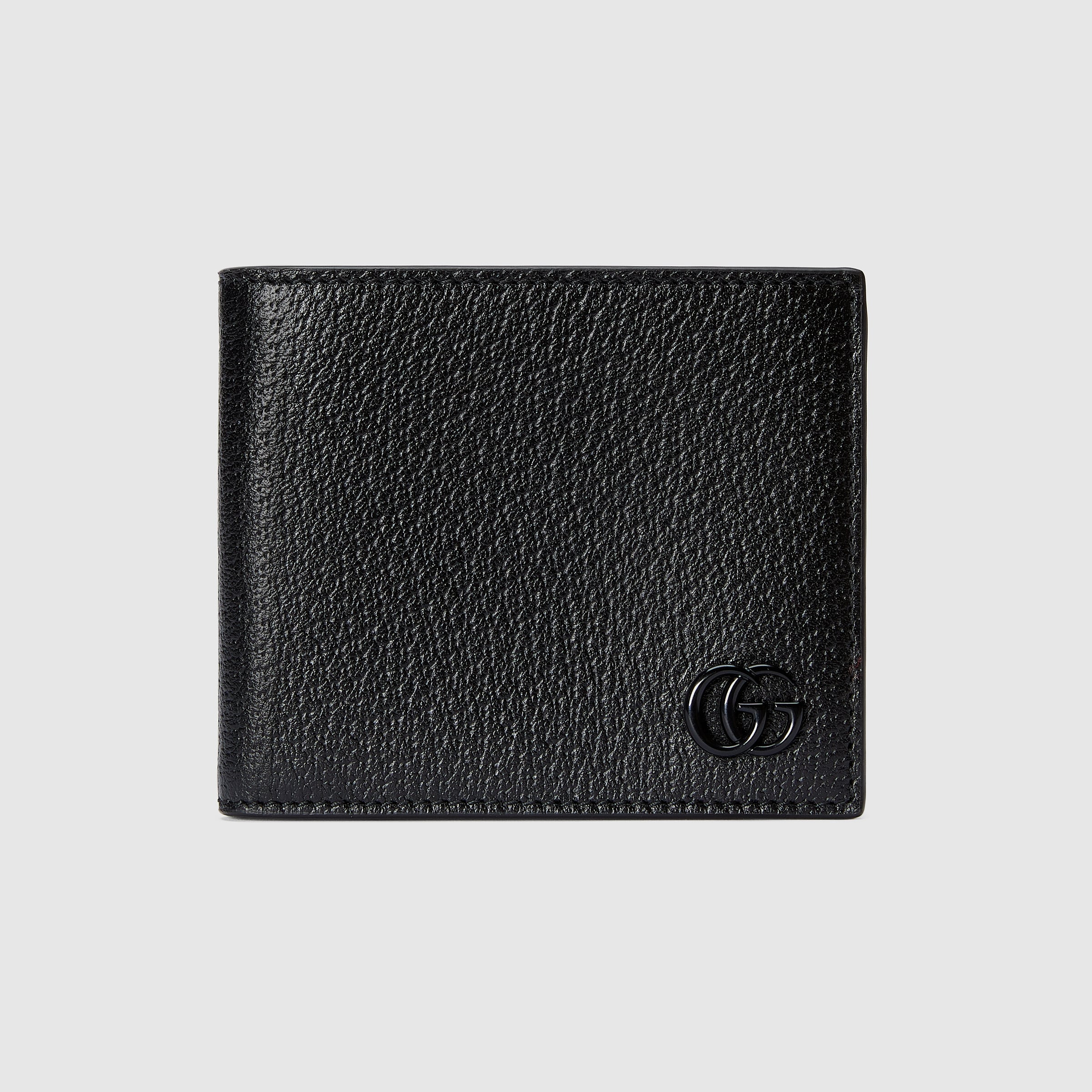 GG Marmont Bifold-Kartenbrieftasche in schwarzes Leder | GUCCI® CH