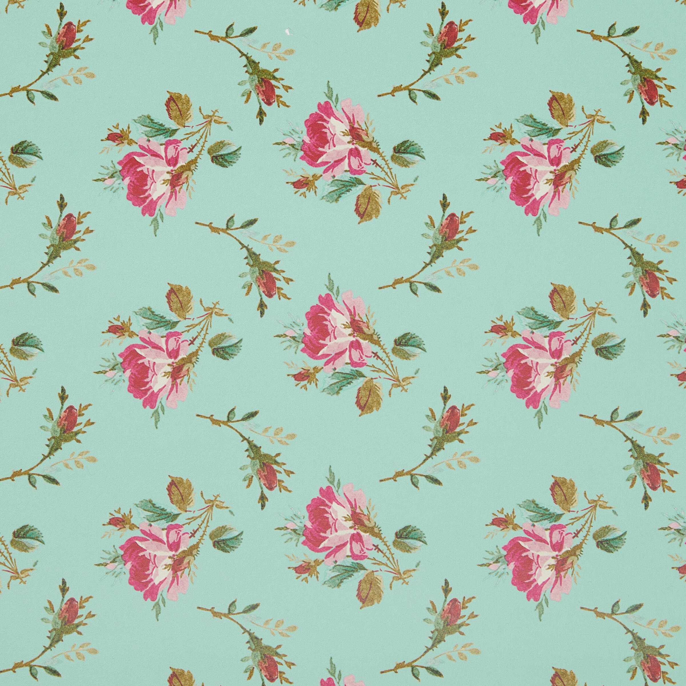 Macro rose print wallpaper in green | GUCCI® 香港