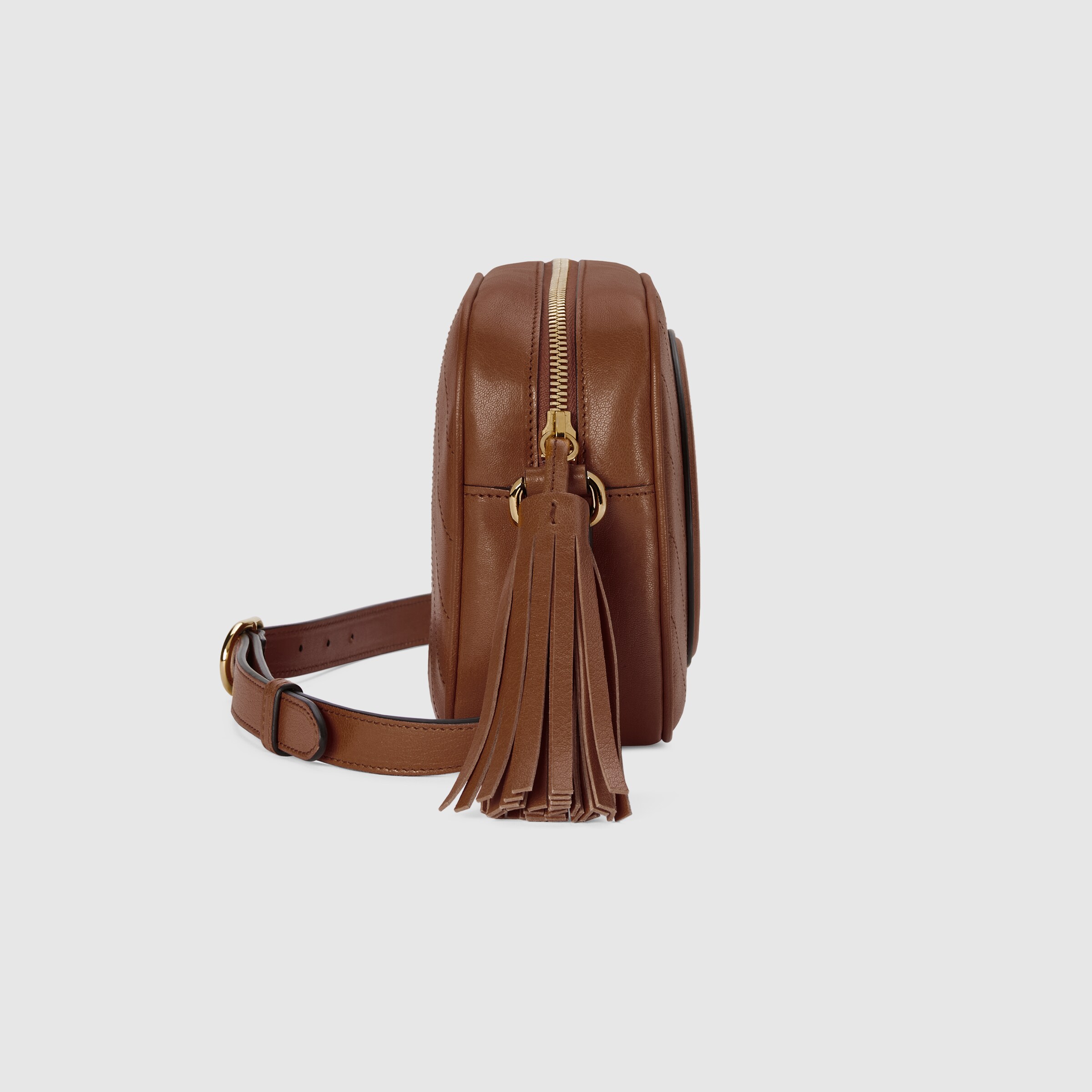 Bolso de hombro Gucci Blondie pequeño en piel color cuero | GUCCI® ES