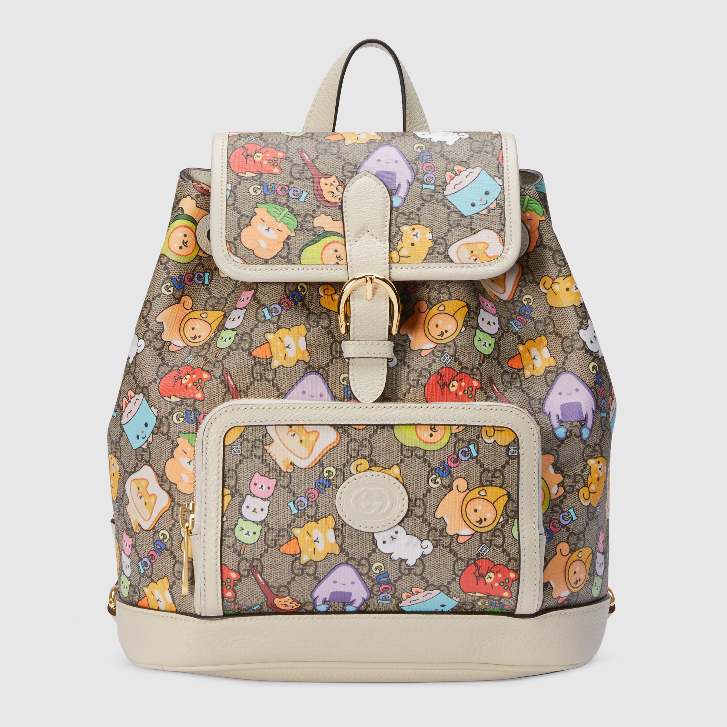 Gucci animal print backpack inbeige and ebony Supreme | GUCCI® MX