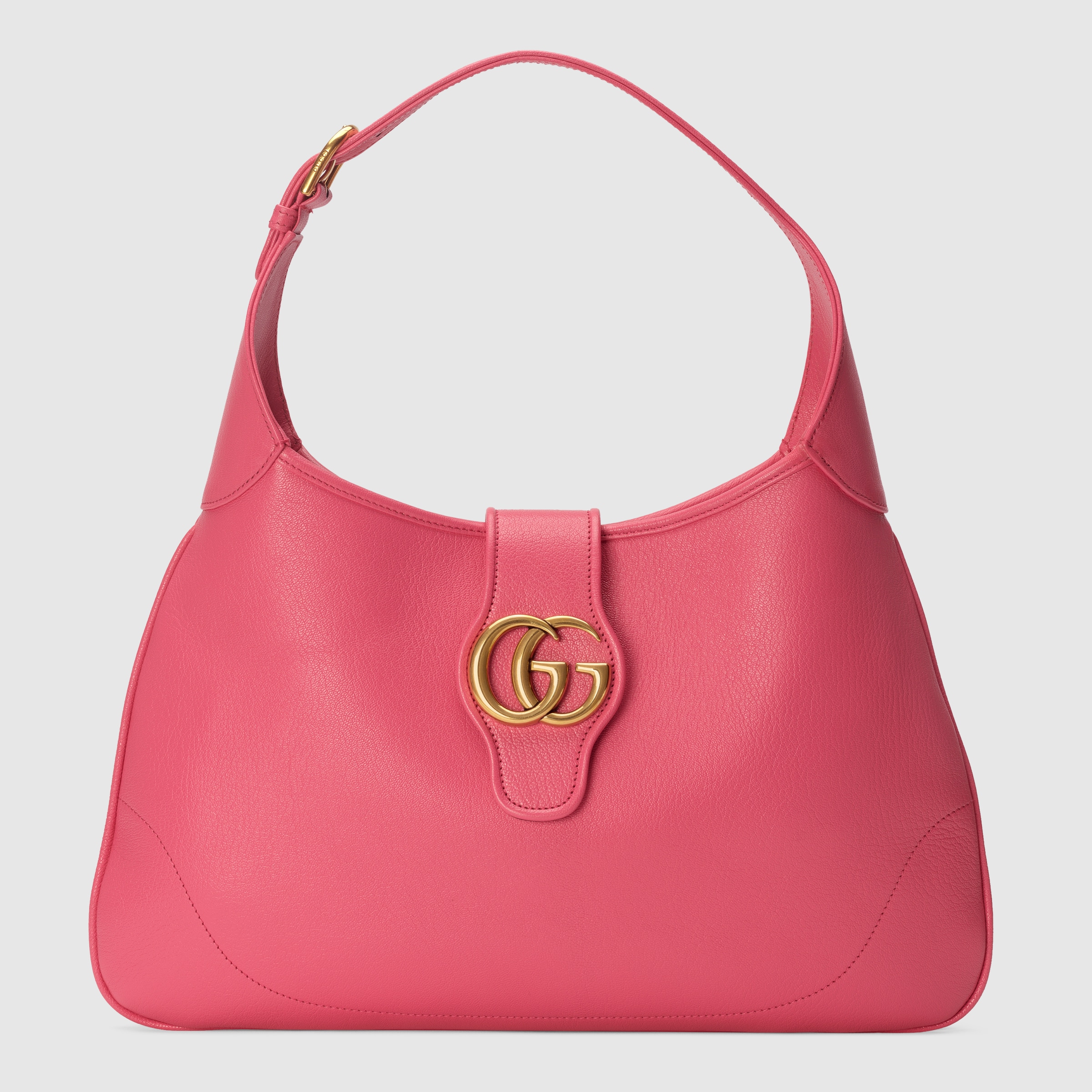 Aphrodite medium shoulder bag in pink leather | GUCCI® SG