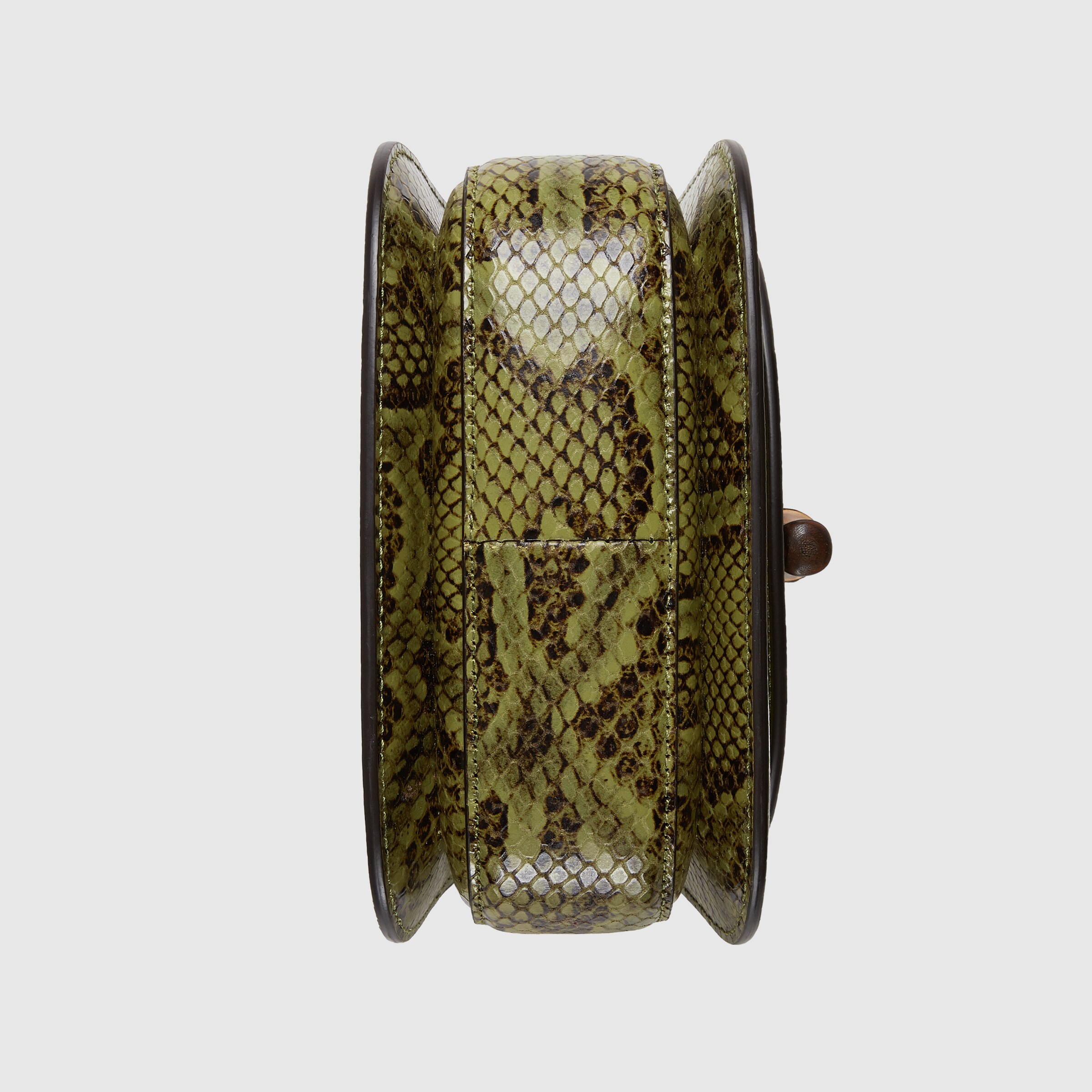 Gucci Bamboo 1947 mini python bag in green | GUCCI® AE