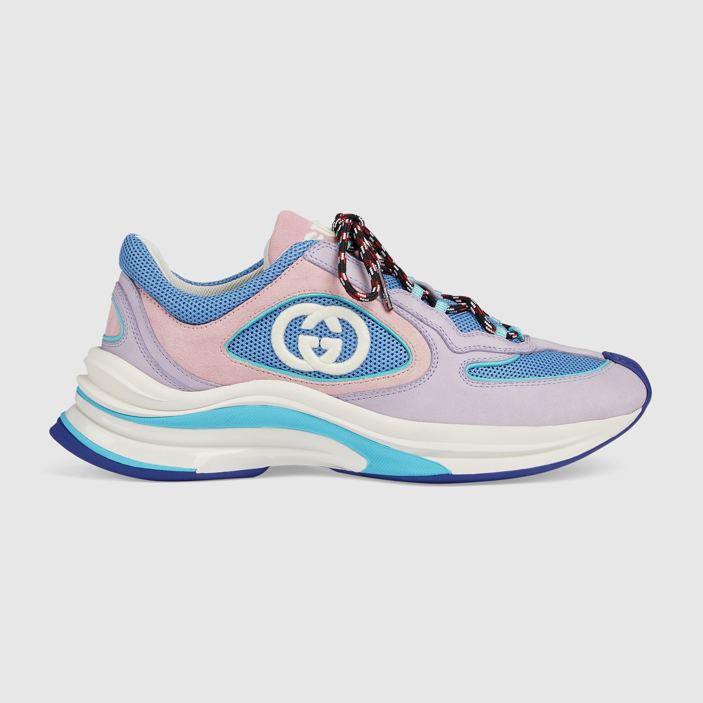 Women's Gucci Run sneaker in lilac suede | GUCCI® 香港