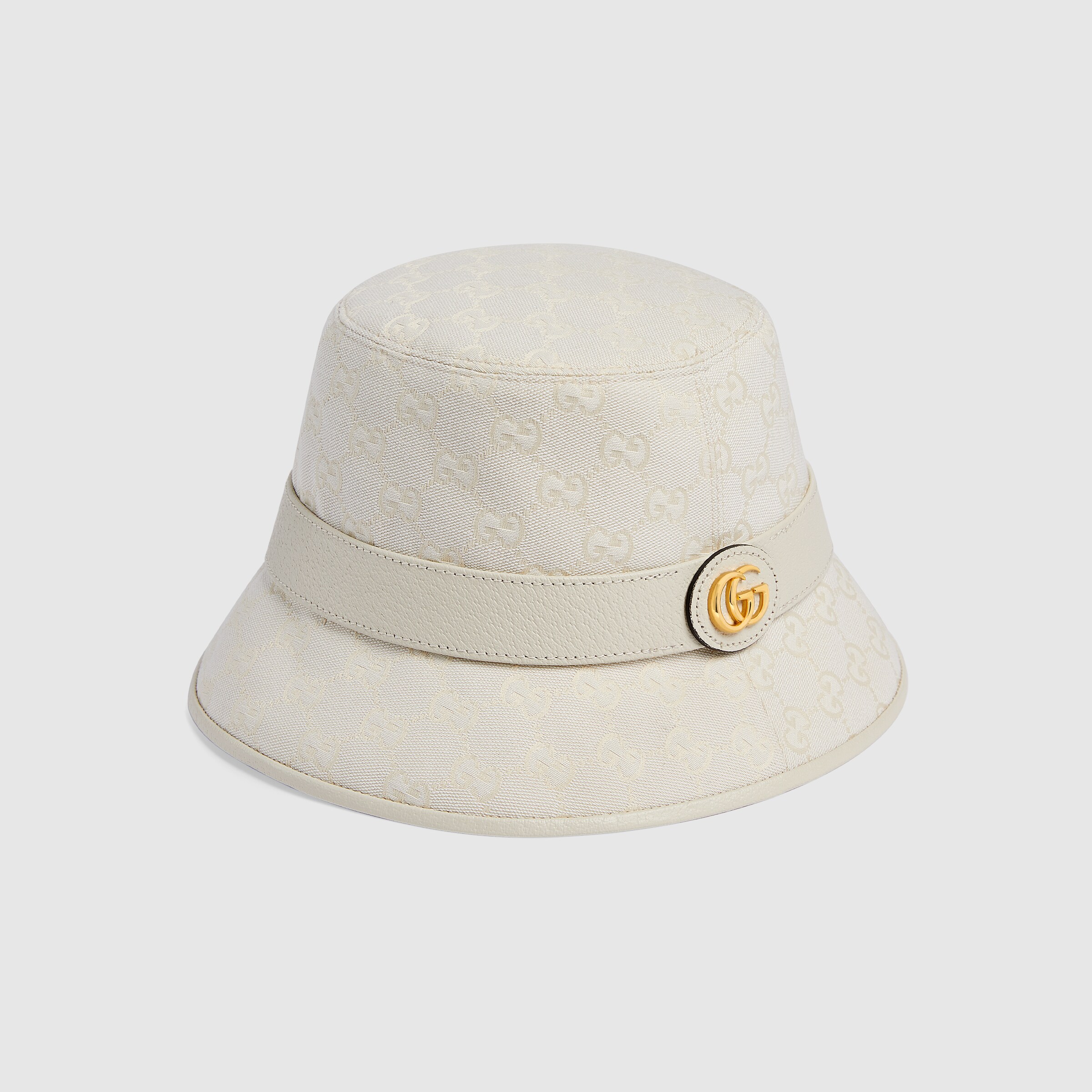 Fischerhut aus GG Canvas in elfenbein | GUCCI® CH