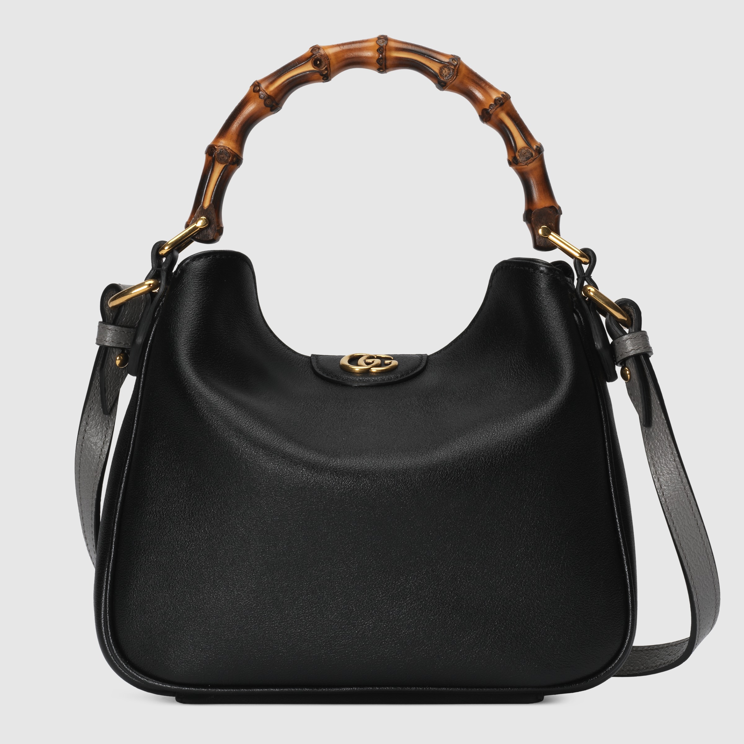 Gucci Diana small shoulder bag in black leather | GUCCI® US