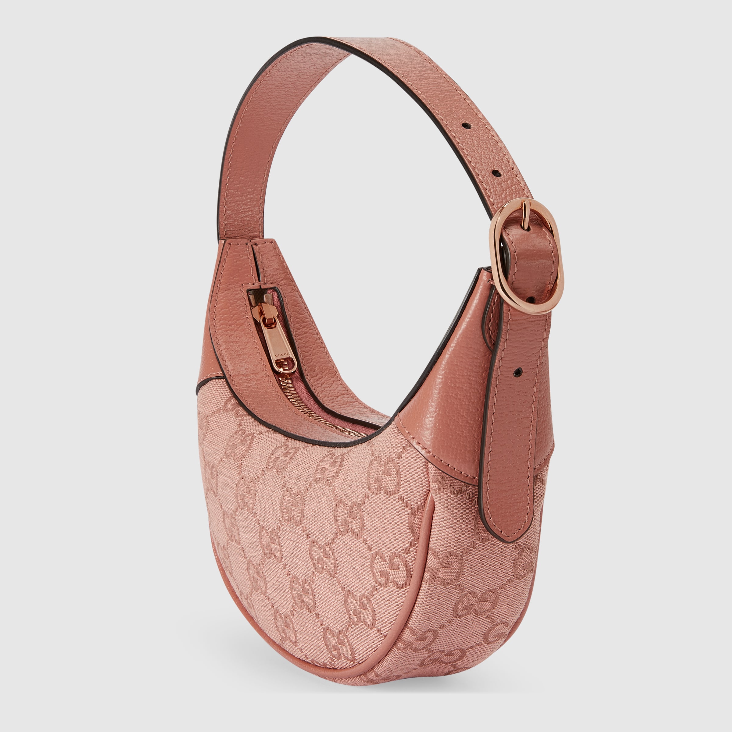 Ophidia mini bag in pink canvas | GUCCI® SG