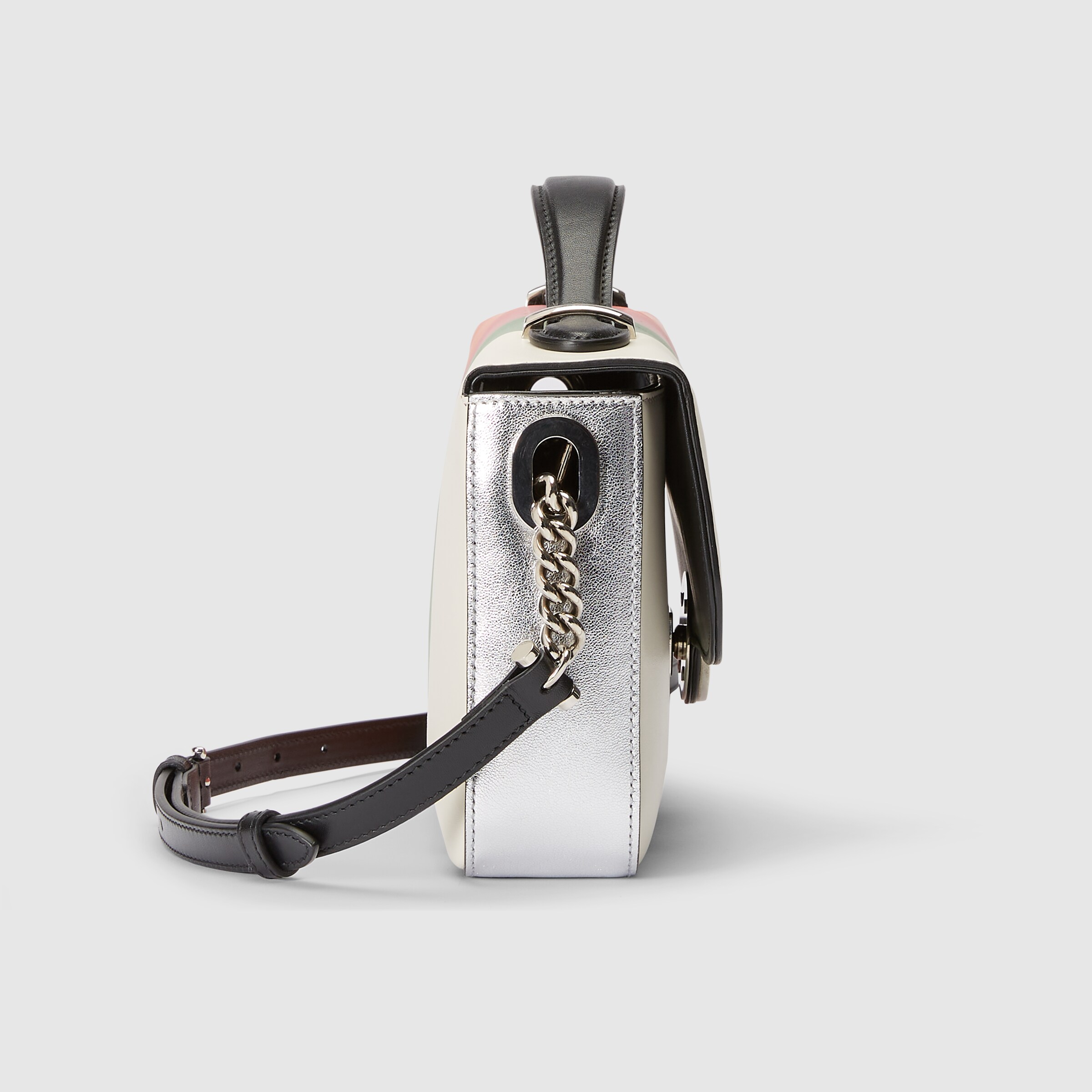 Petite GG small shoulder bag in multicolour leather | GUCCI® SG