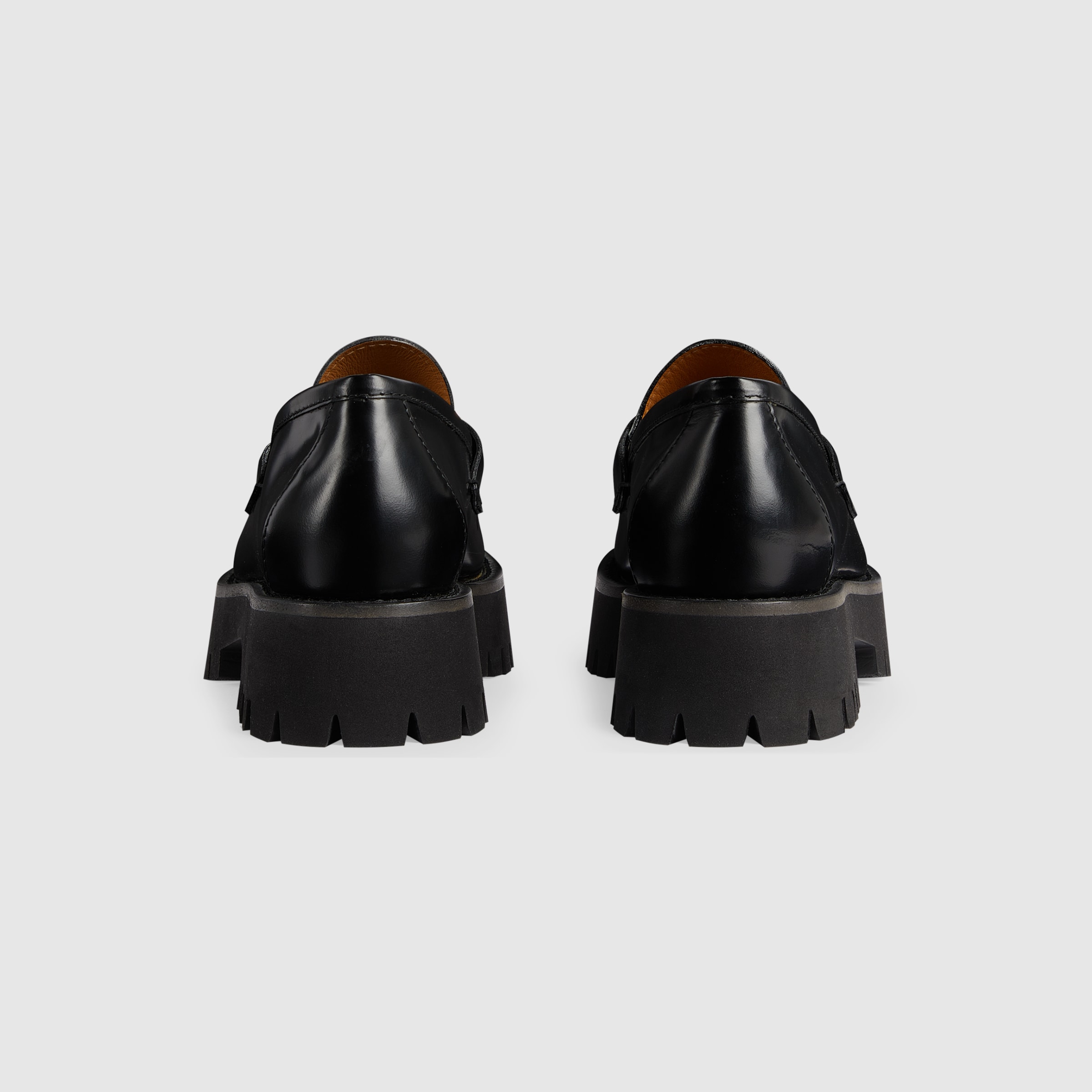 Mocassino donna con Morsetto in pelle nera | GUCCI® Italia