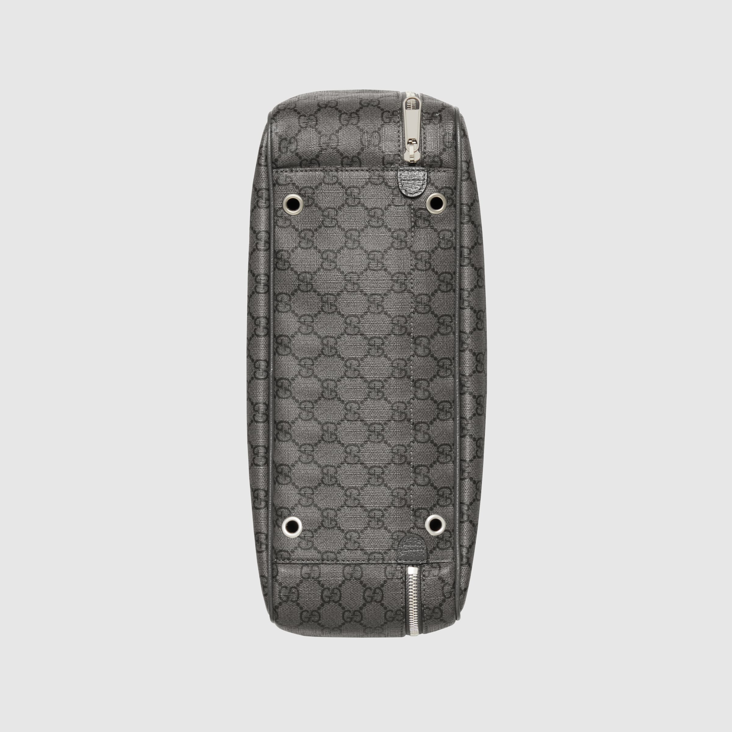 Custodia per scarpe Ophidia GG in tessuto Supreme grigio e nero | GUCCI ...
