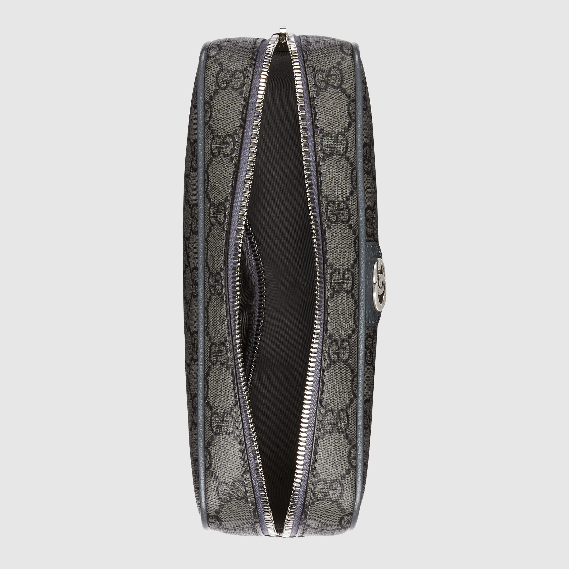 Ophidia GG toiletry case in grey and black Supreme | GUCCI® US