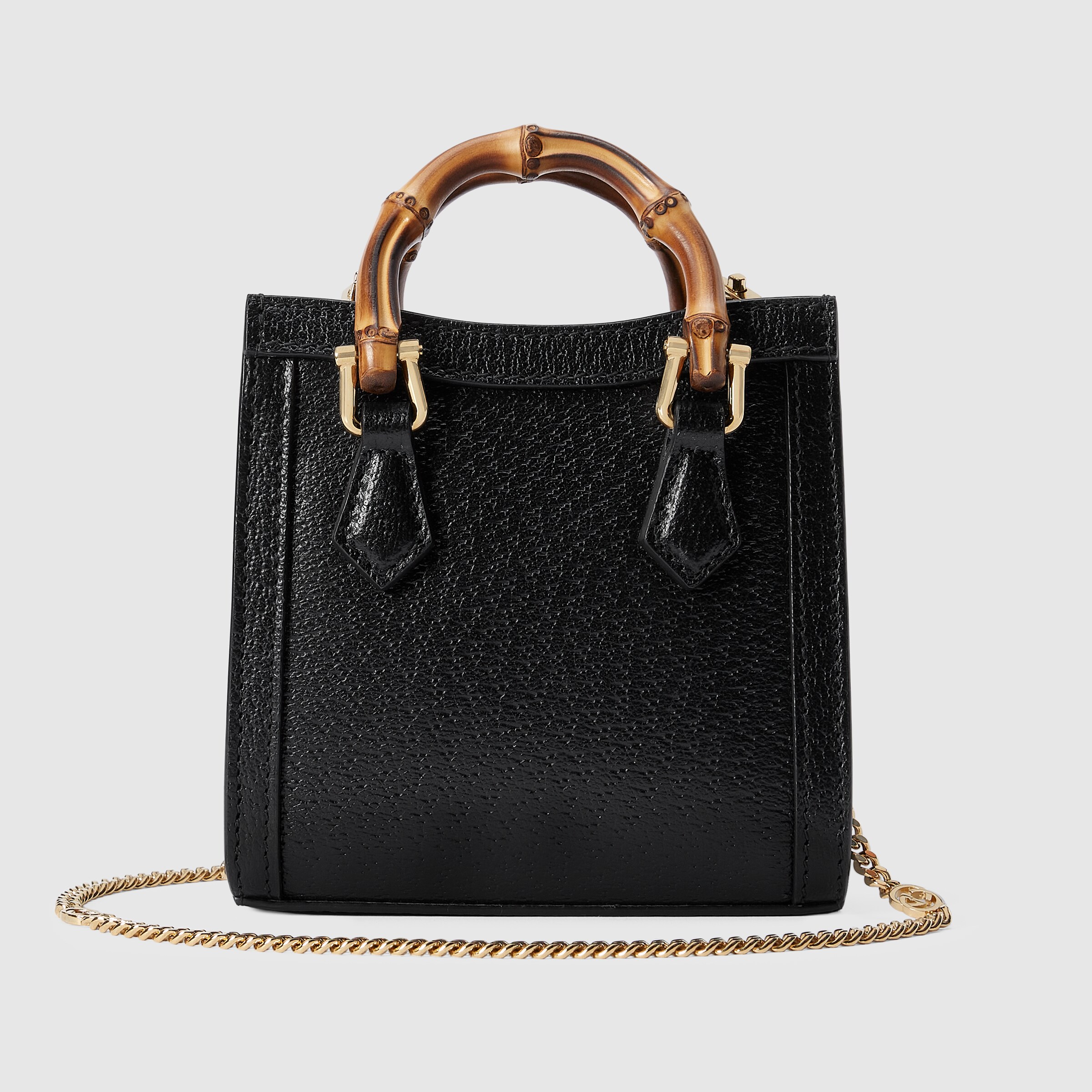Sac super mini Gucci Diana en cuir noir | GUCCI® FR
