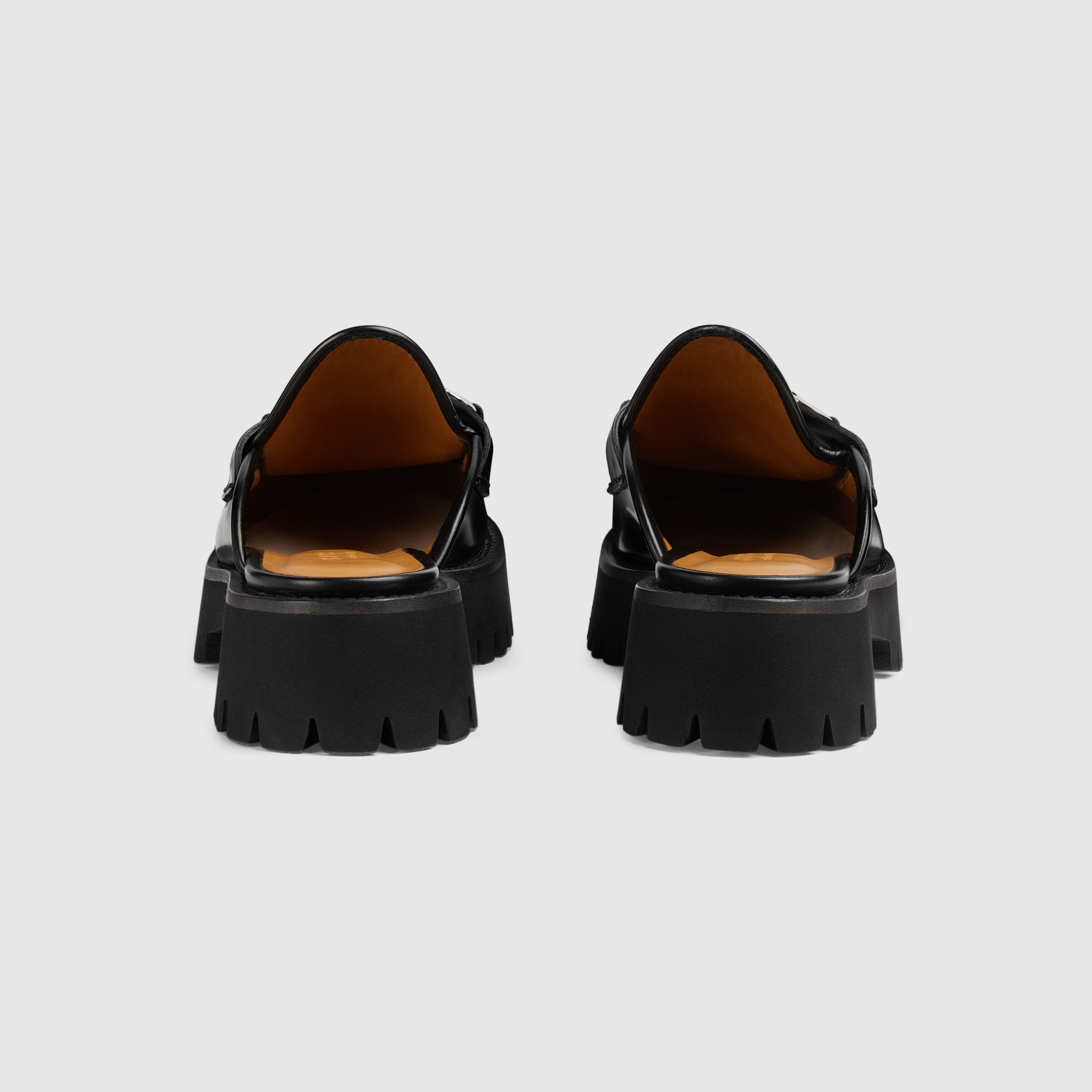 Women's mule with Horsebit in black leather | GUCCI® US