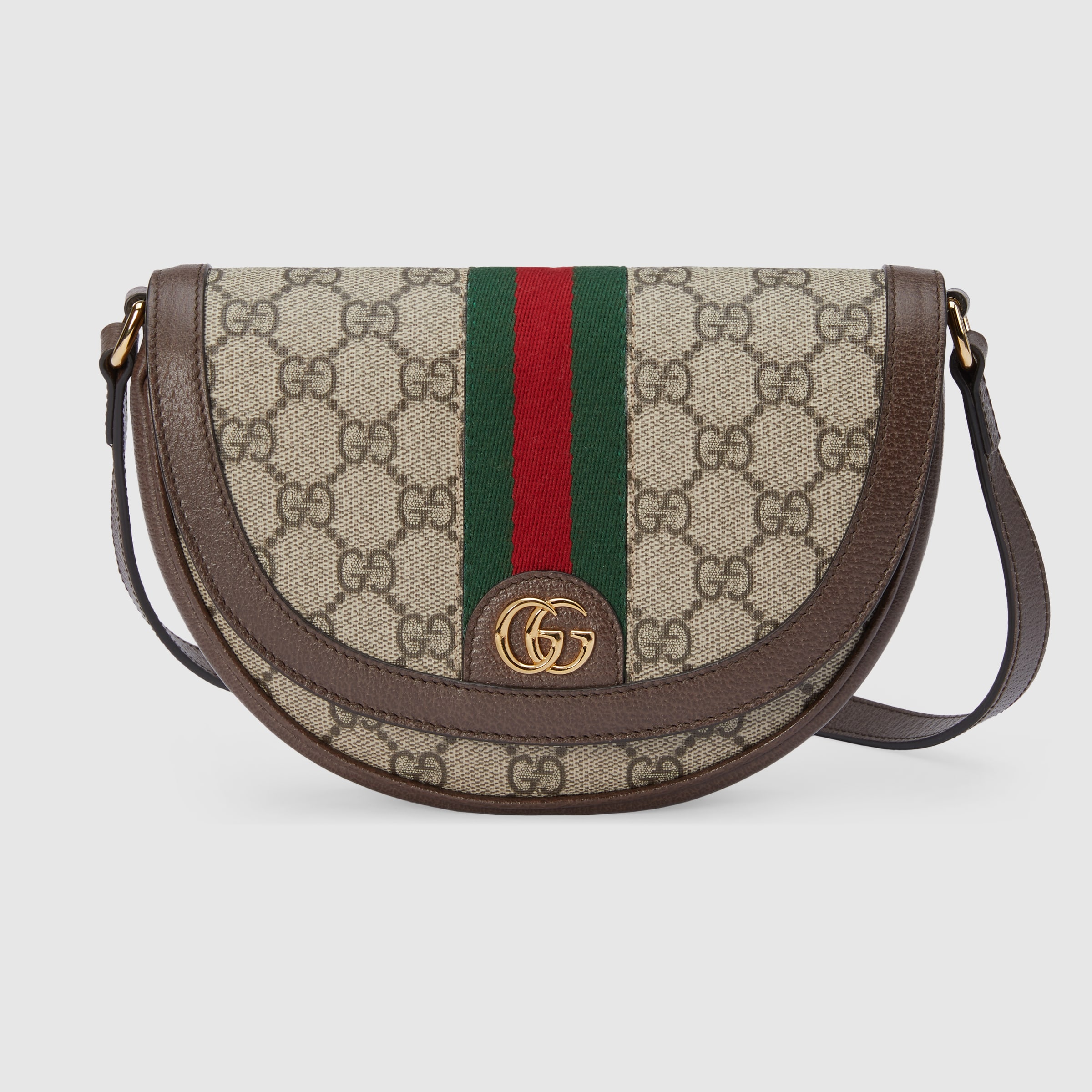 Ophidia mini GG shoulder bag in beige and ebony Supreme | GUCCI® 香港