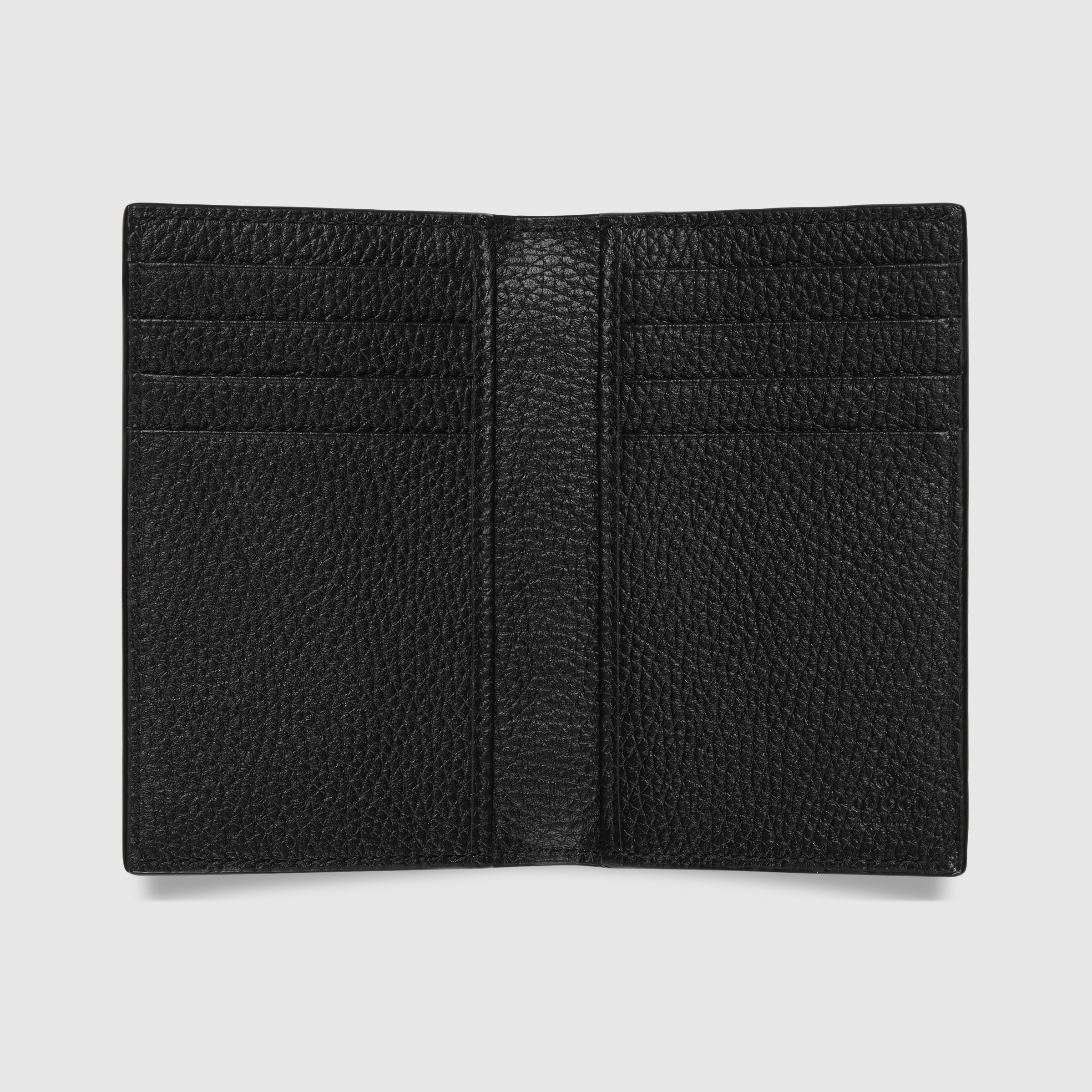 Long card case with Gucci logo in black leather | GUCCI® Australia