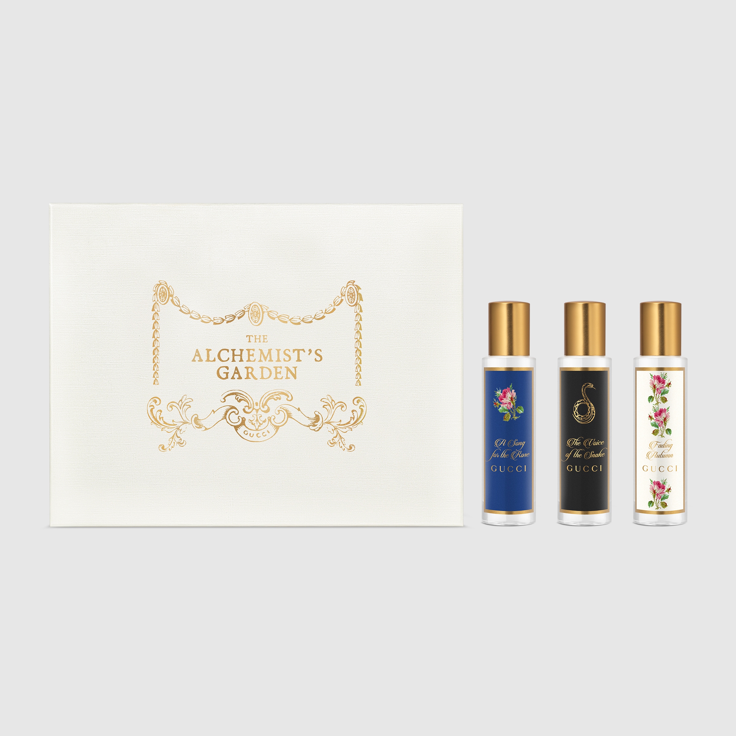 The Alchemist's Garden, mini discovery kit gift set in eau de parfum/scented water | GUCCI® US