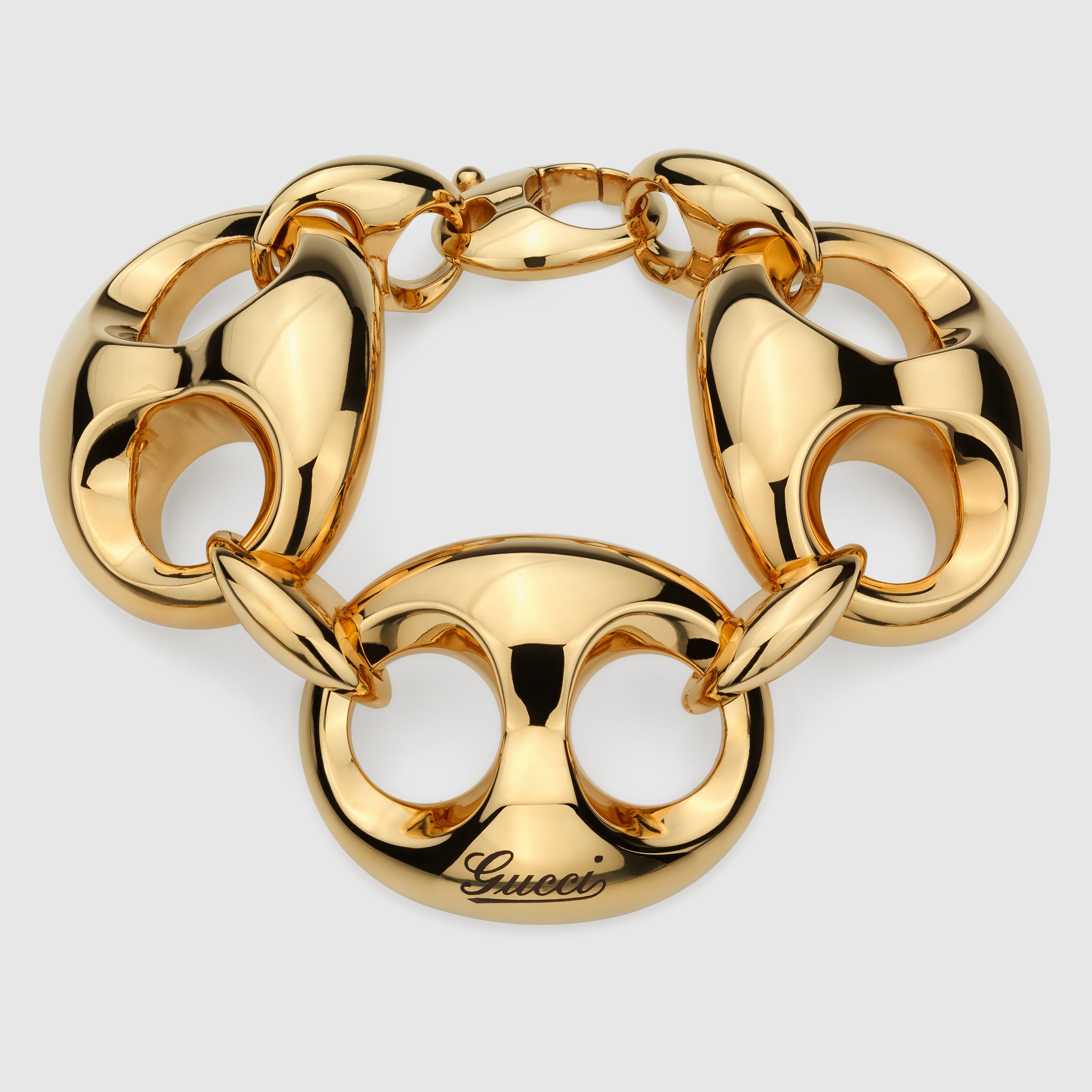 Gucci Marina Chain bracelet in gold-toned metal | GUCCI® US