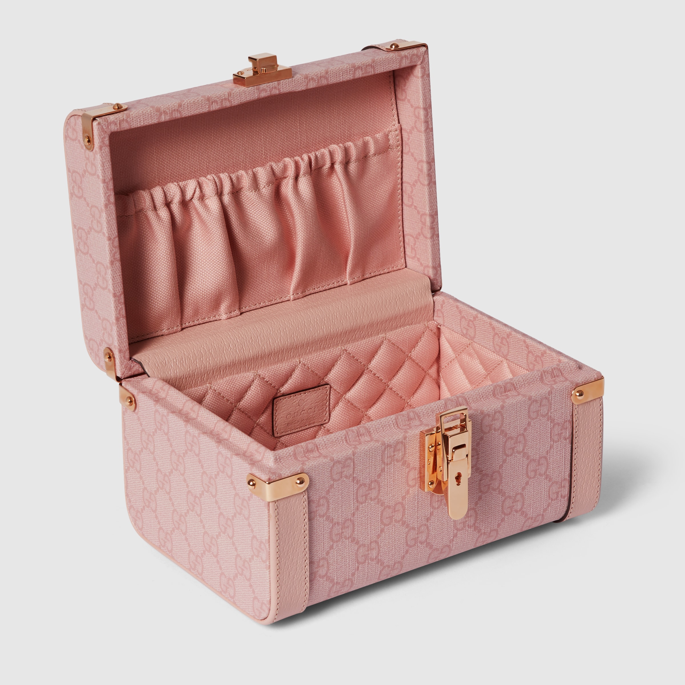 Ophidia medium beauty case in powder prink GG Supreme | GUCCI® NZ