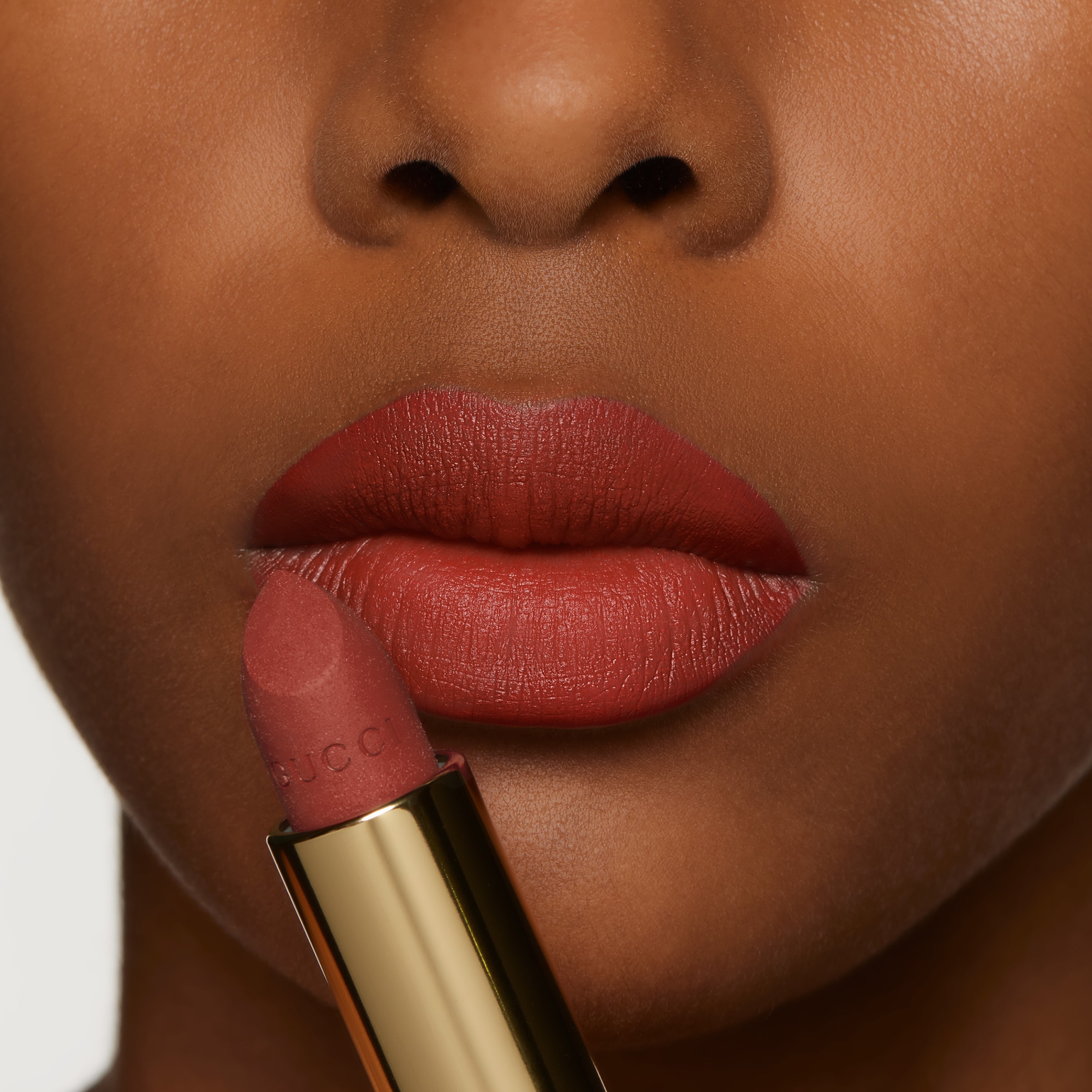 505 Janet Rust, Rouge à Lèvres Matte Lipstick | GUCCI® US