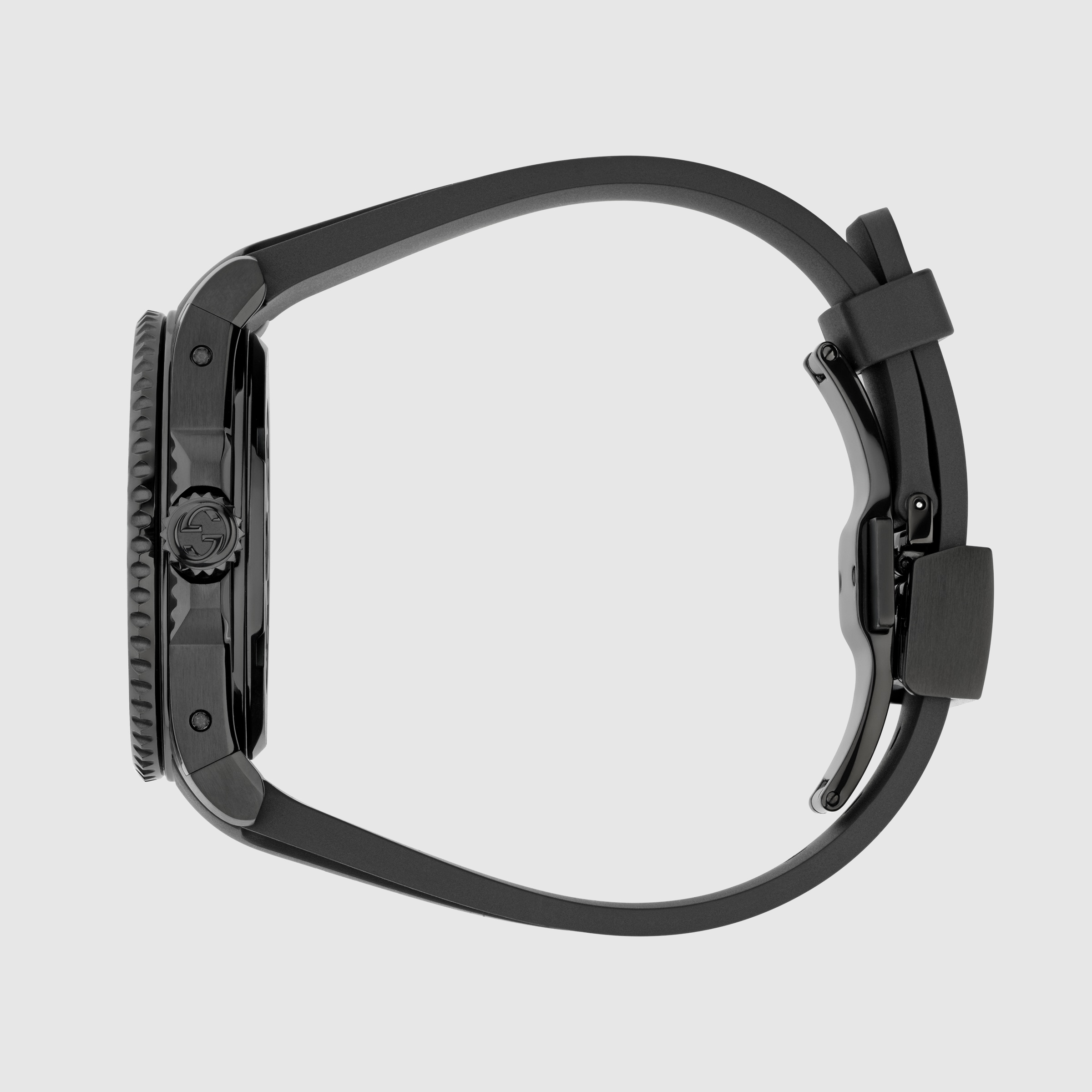 Gucci Dive watch, 40mm in black rubber | GUCCI® US