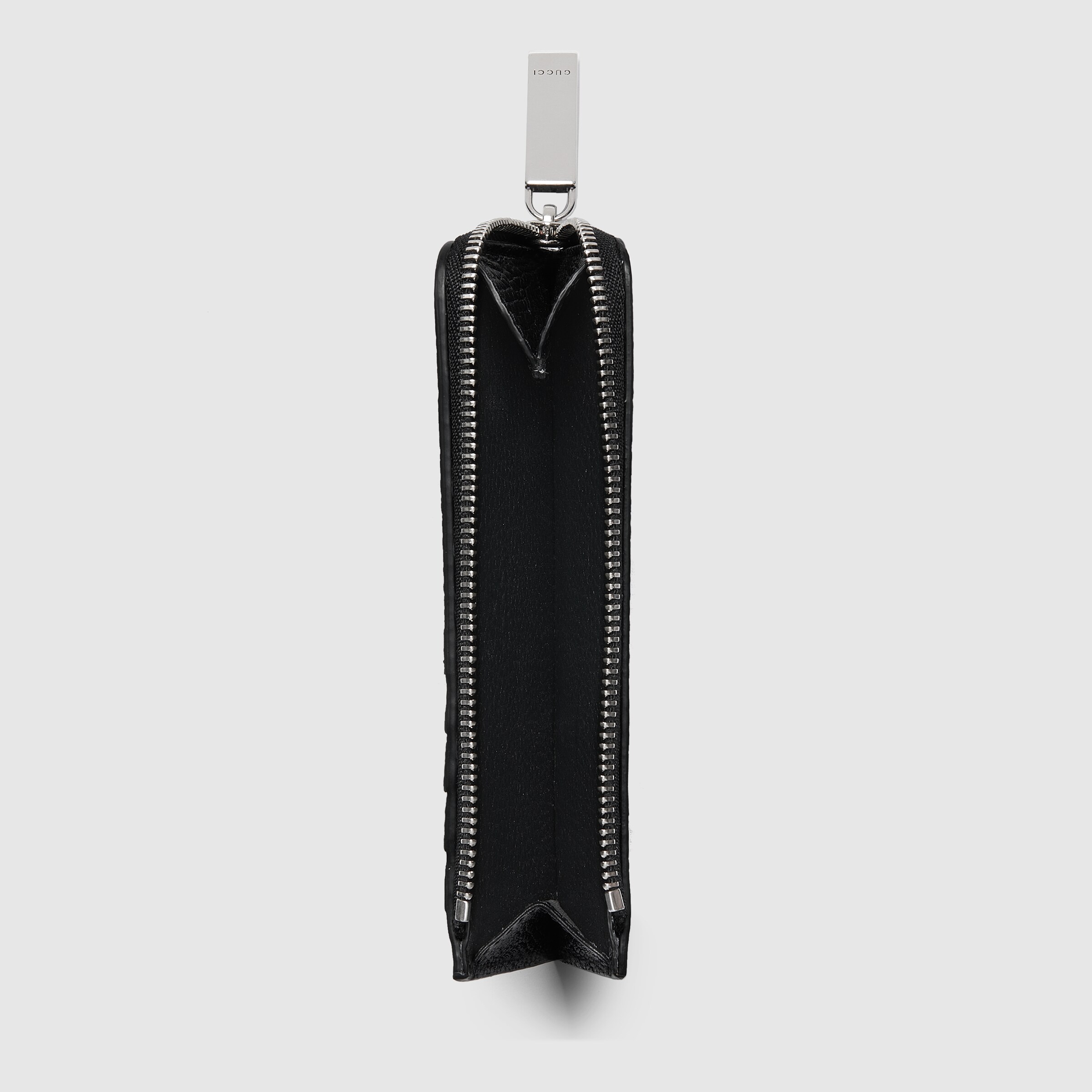 Coin wallet with Gucci logo in black leather | GUCCI® Australia