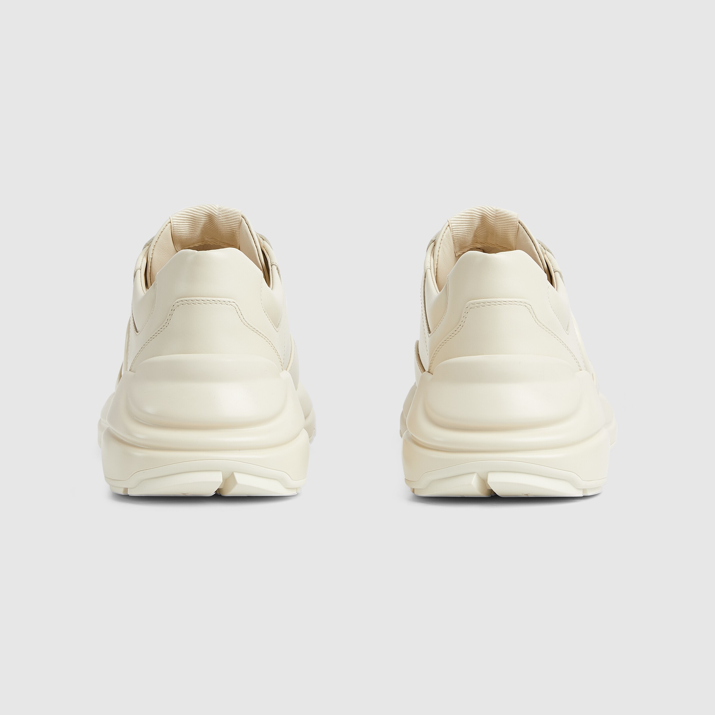 Women's Rhyton sneaker in ivory leather | GUCCI® UK