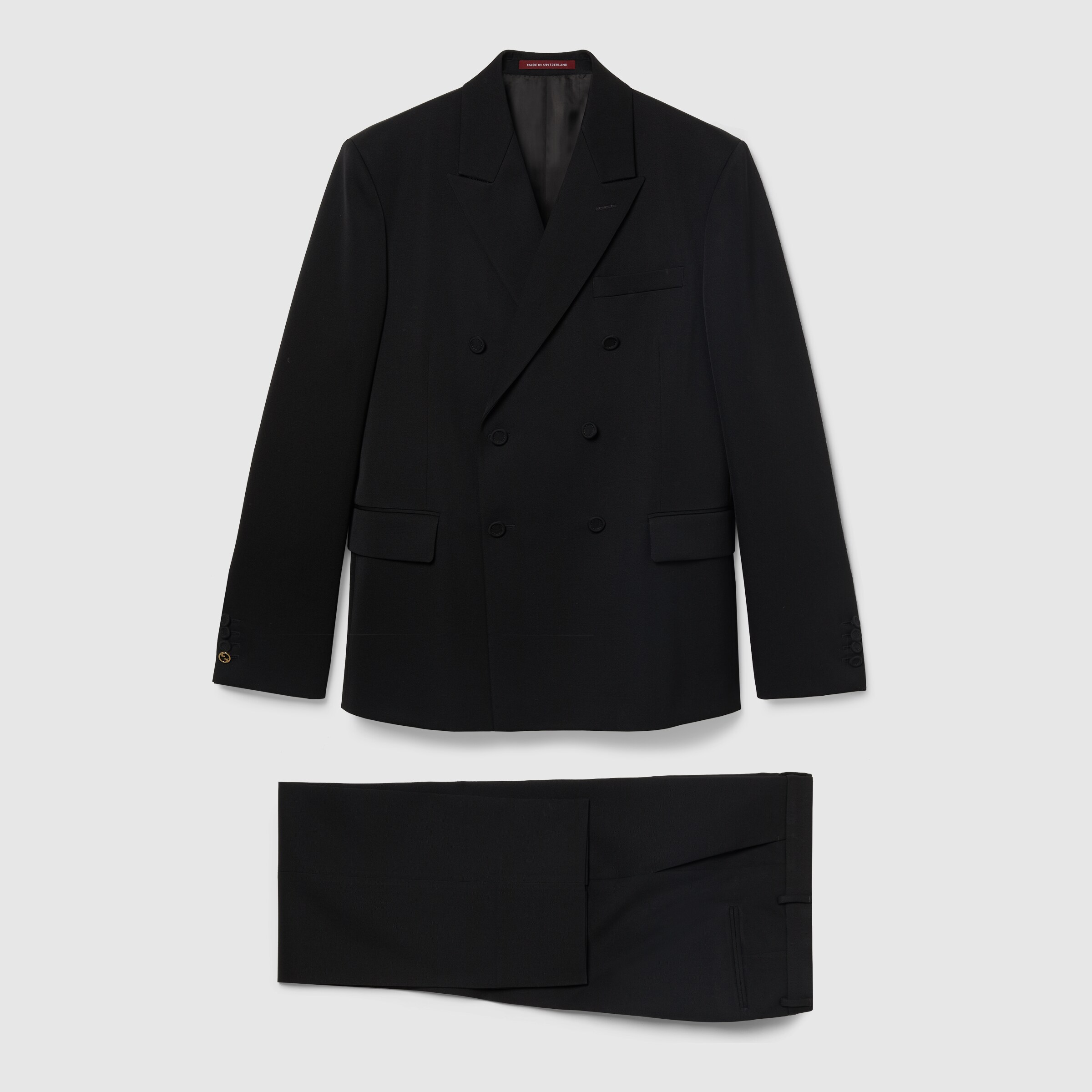 Wool suit in black | GUCCI® UK