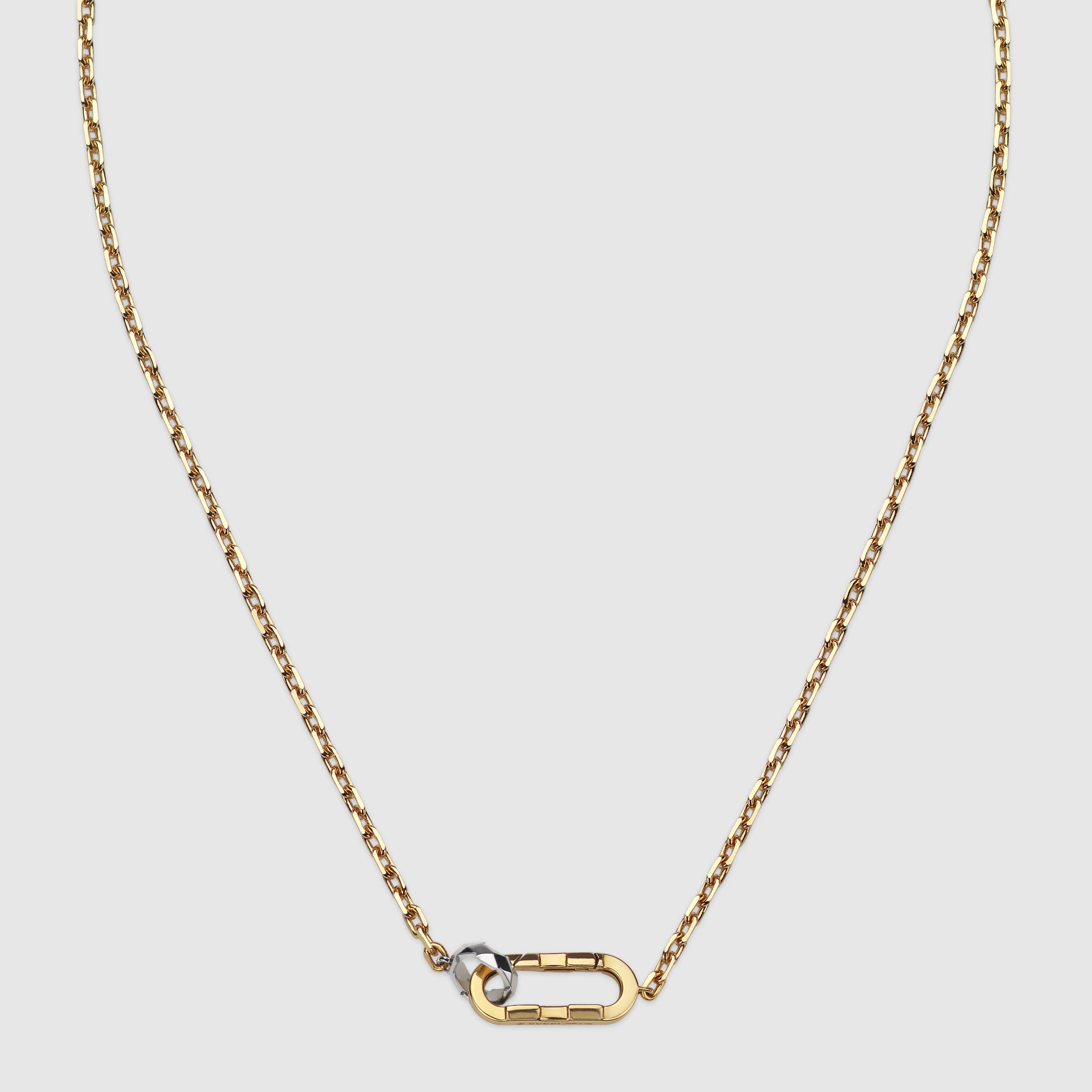 Collier chaîne Gucci Link to Love en or jaune 18 carats | GUCCI® FR